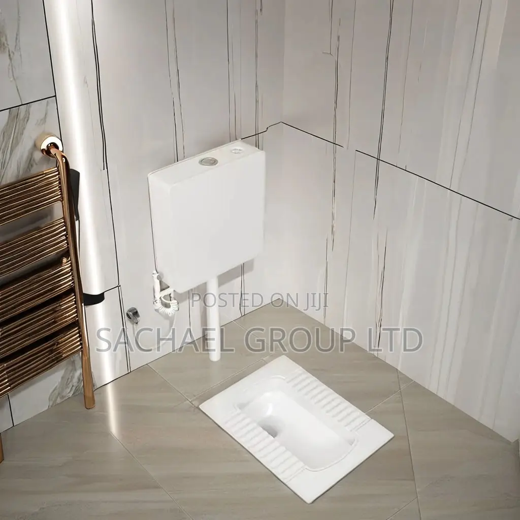 Squatting Toilet With Wall- Mounted Tank in Accra Metropolitan ...
