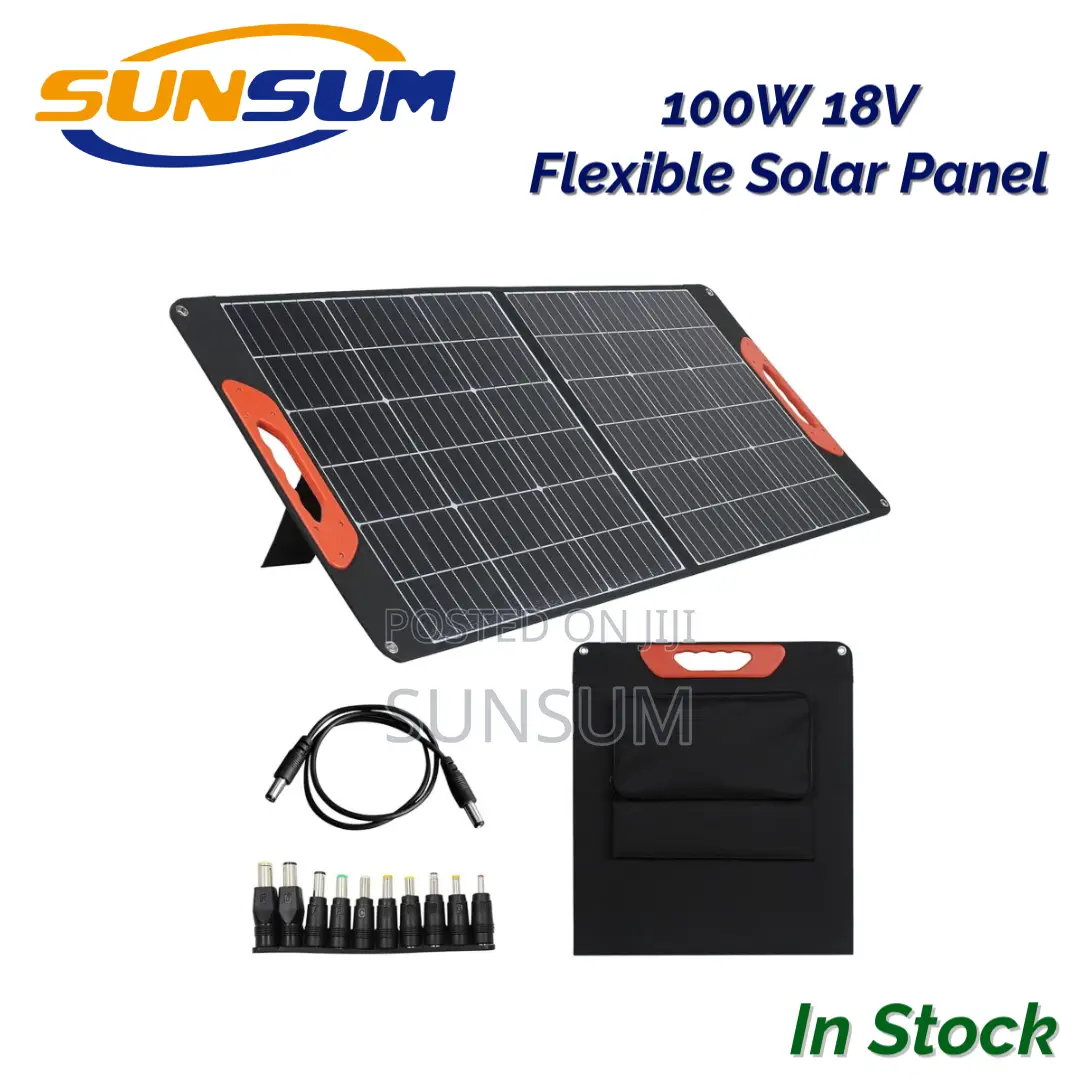 100W 18V Flexible Solar Panel in Spintex - Solar Energy, Sunsum Energy ...