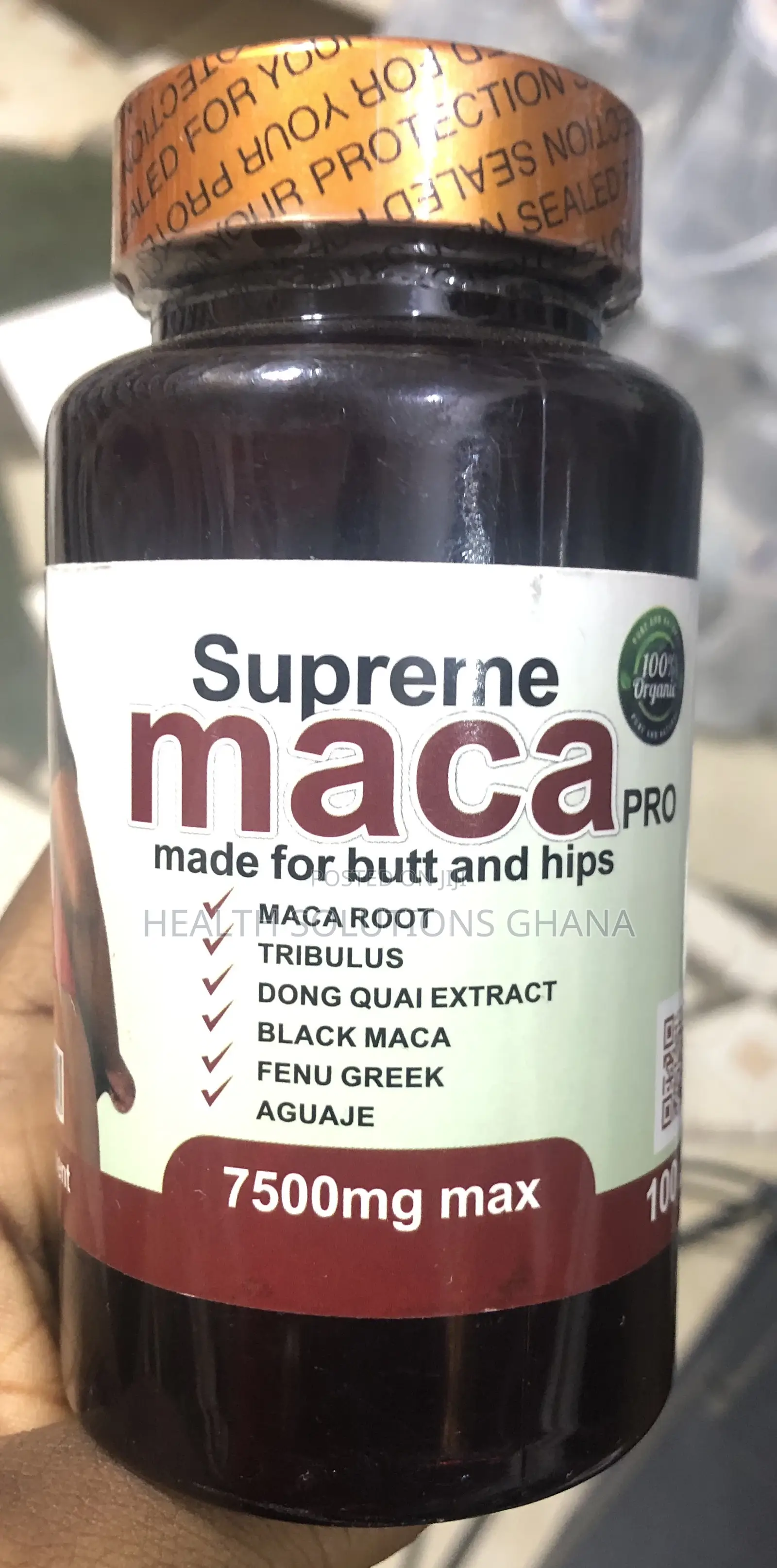Supreme Maca Pro for sale - Health Solutions Ghana Price: GH₵ 180 on ...