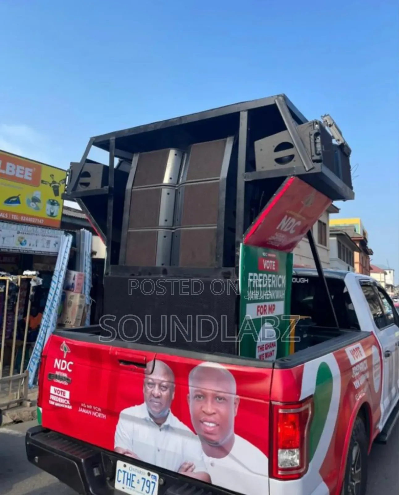 Car Line Array Setup in Accra Metropolitan - Audio & Music Equipment ...