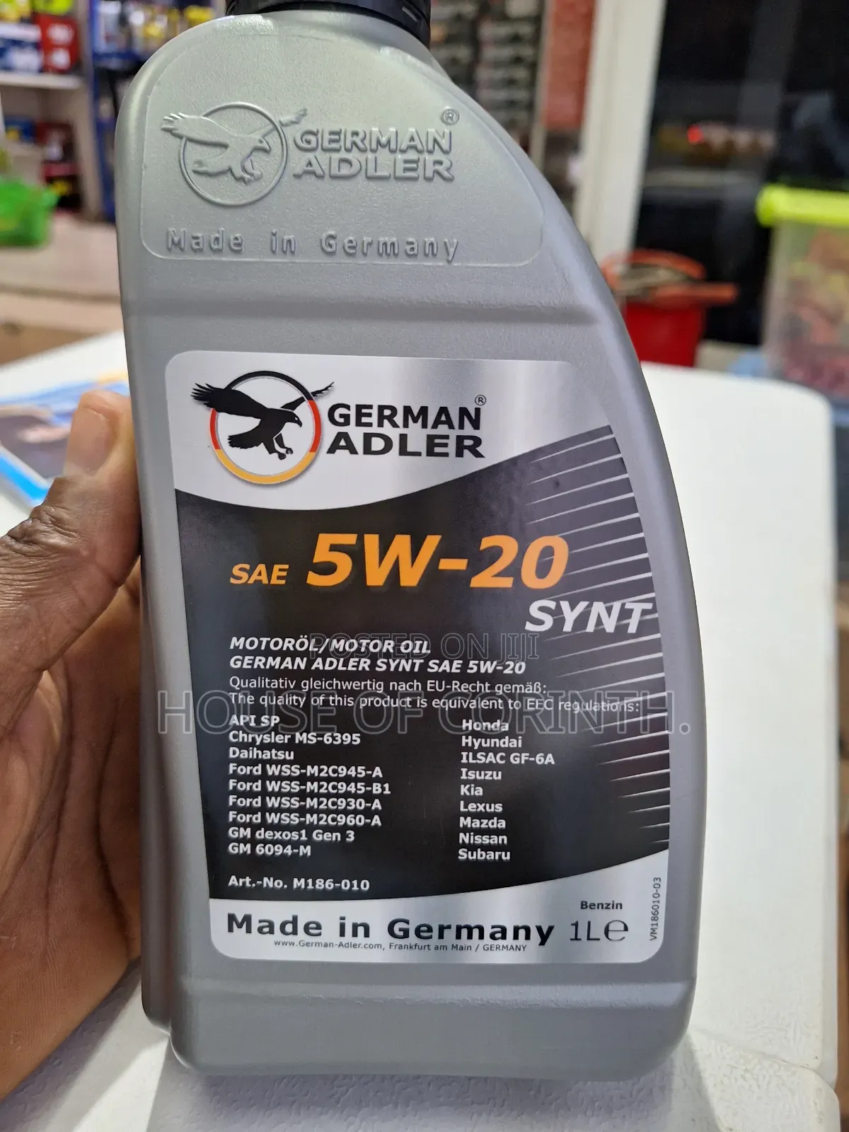 5W20 German Adler Synthetic Engine Oil 1L in Adenta - Vehicle Parts ...