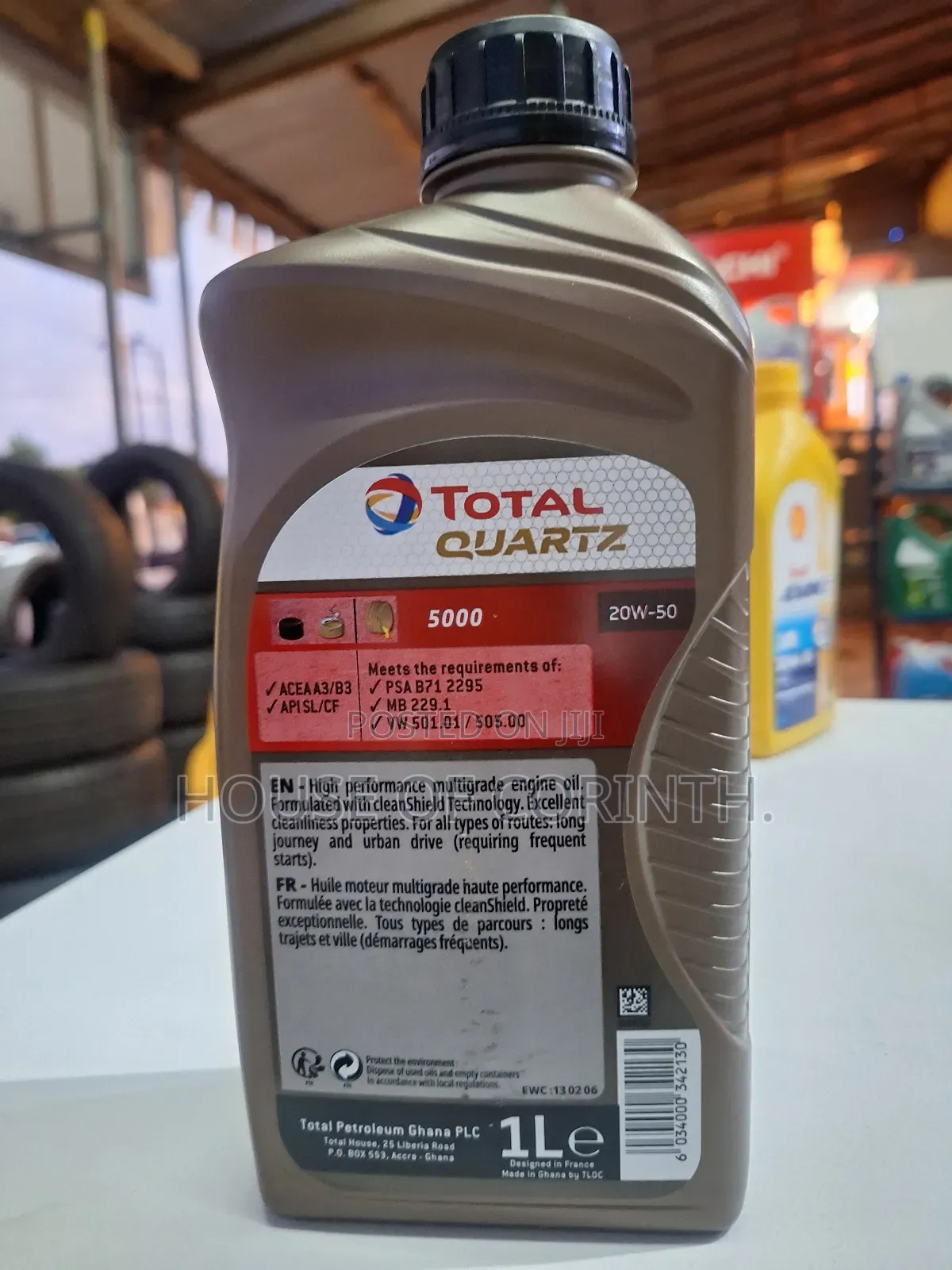 Total Quartz 5000 20w50 Engine Oil 1L in Adenta - Vehicle Parts ...