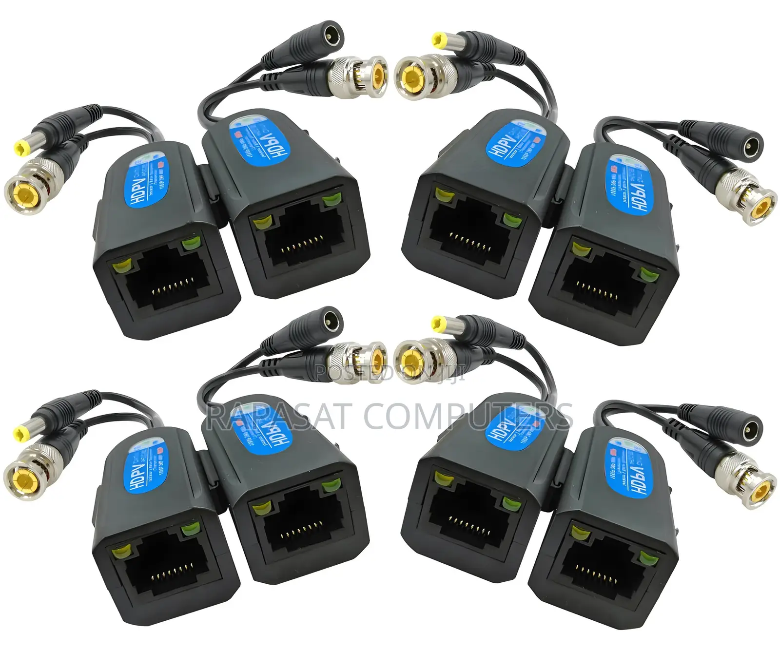 8MP BNC to RJ45 Passive Video Balun With Power in Takoradi ...