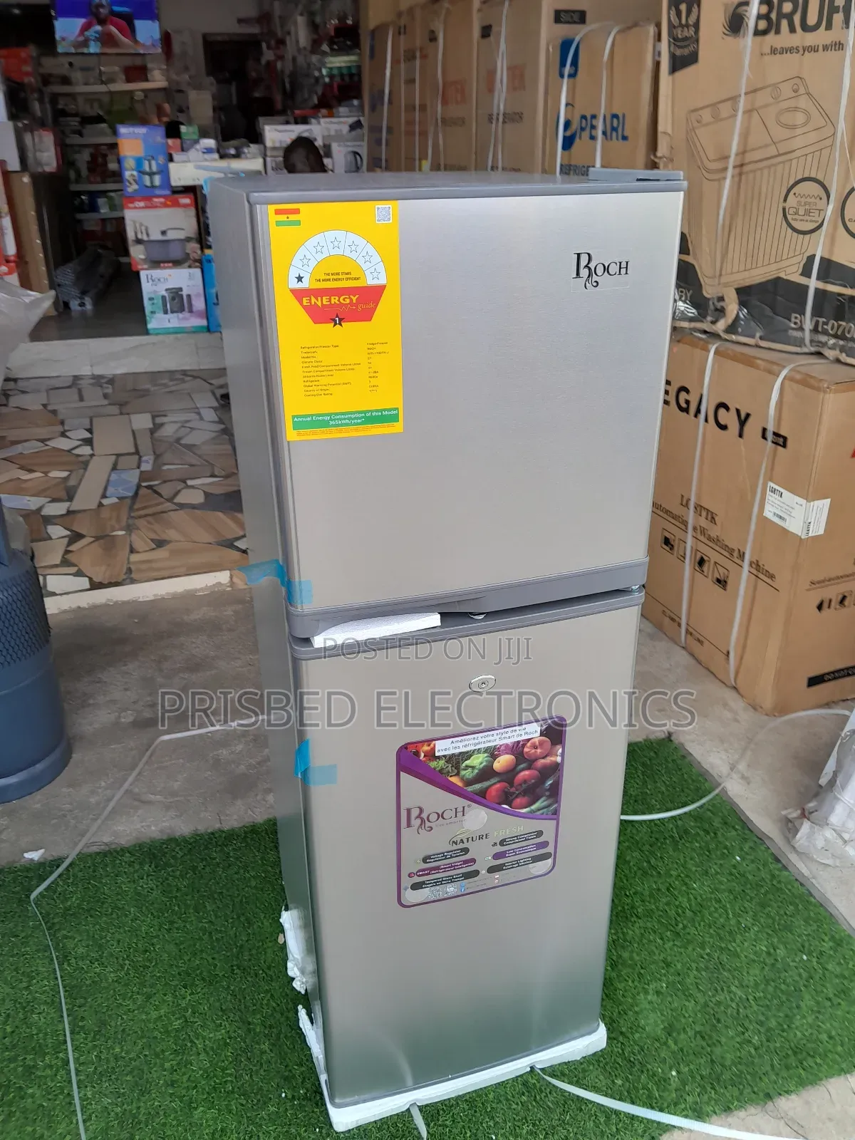 ROCH Double Door Fridge 138 Litres Top Freezer in Achimota - Kitchen ...