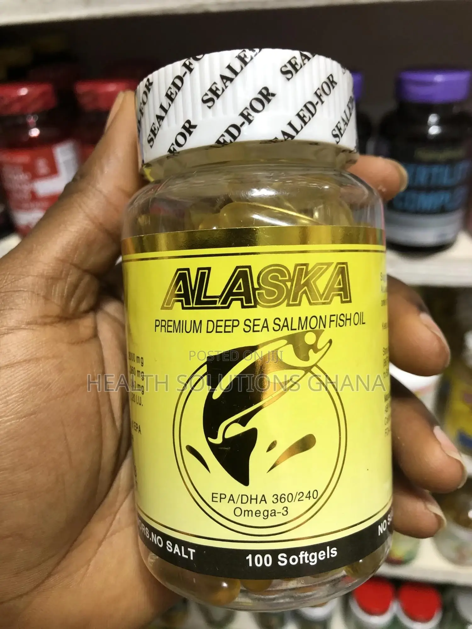 Alaska Omega 3 Fish Oil Capsule in Madina - Vitamins & Supplements ...