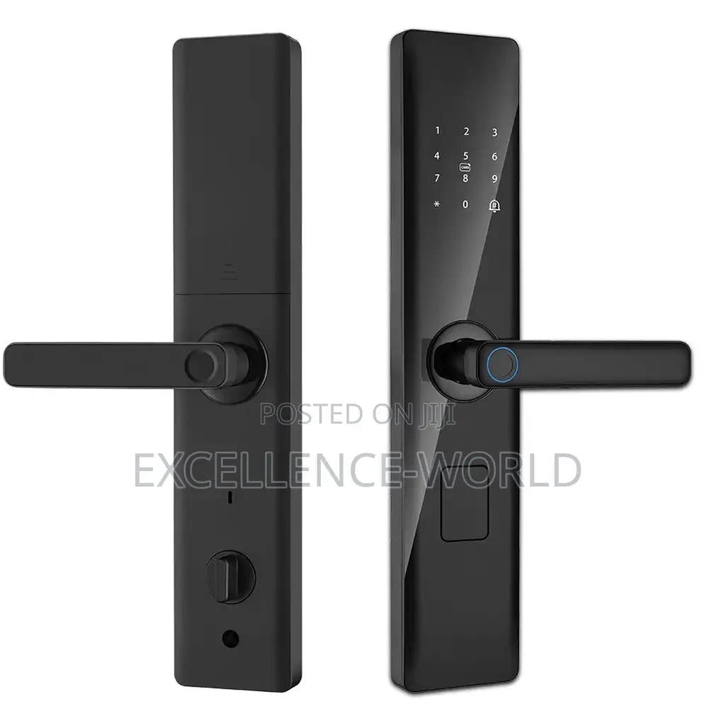 Smart Door Lock (Passcode, Card, Fingerprint, Key, App) in Adenta ...