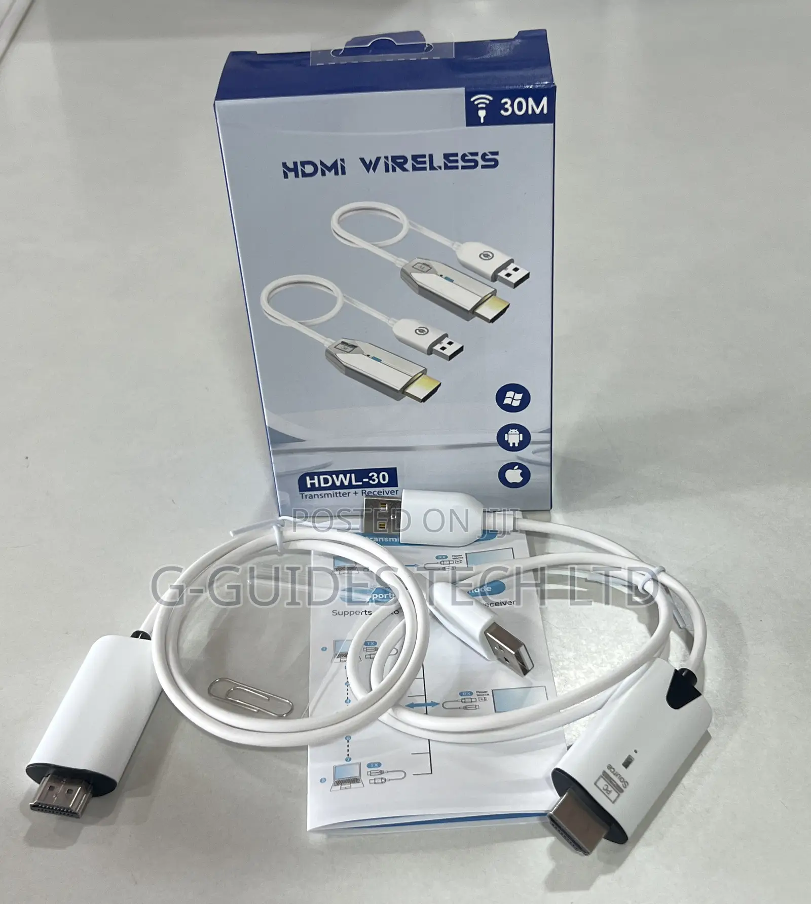 30M HDMI Wireless Extender Transmitter and Receiver HDWL-30 in Madina - Accessories & Supplies ...