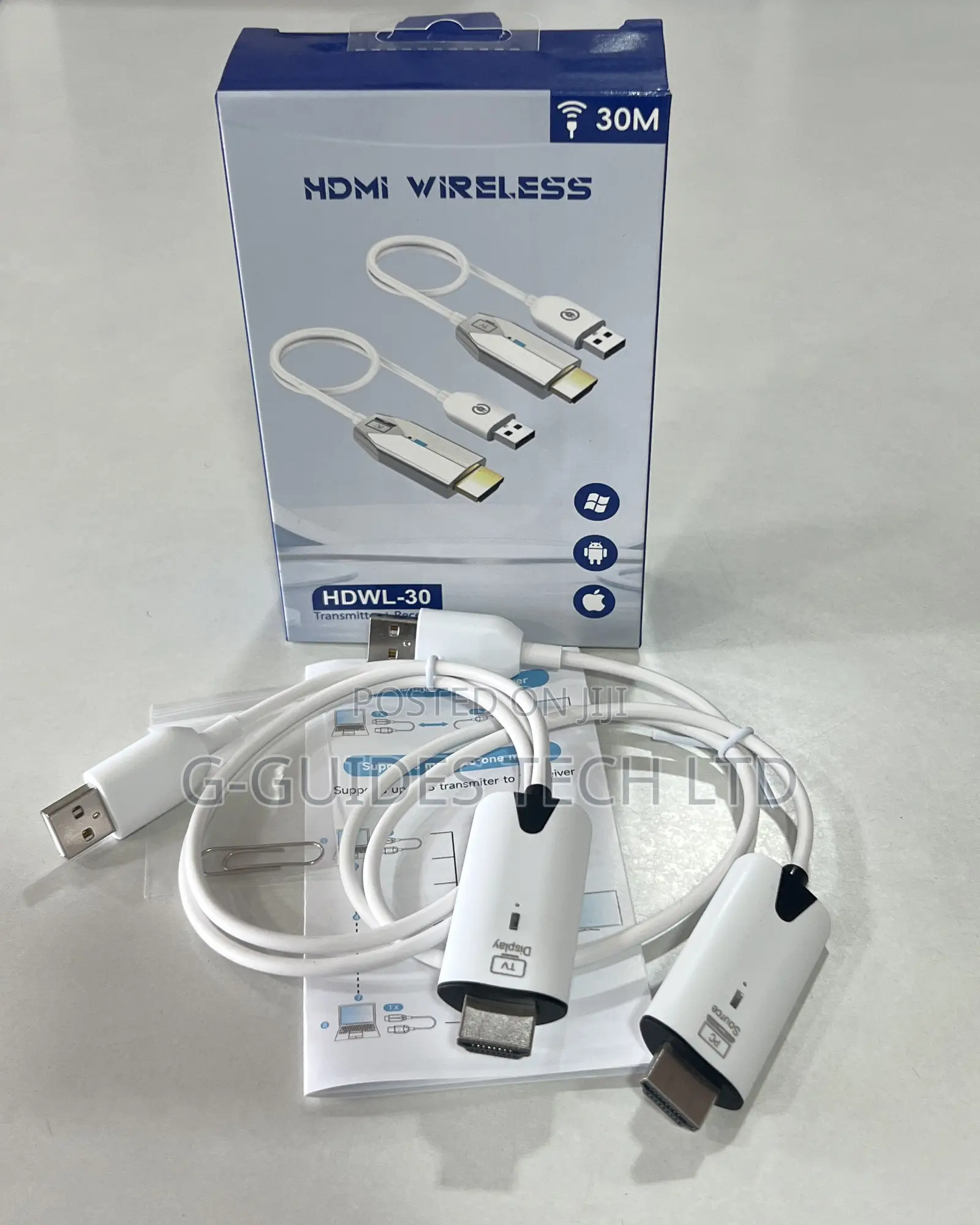 30M HDMI Wireless Extender Transmitter and Receiver HDWL-30 in Madina - Accessories & Supplies ...