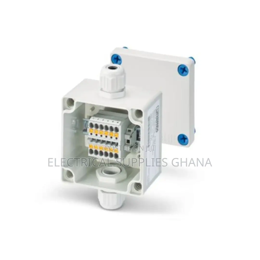 Junction Box, With 6 Terminal Blocks, 2.5 Mm2 With Push-in T in Tema ...