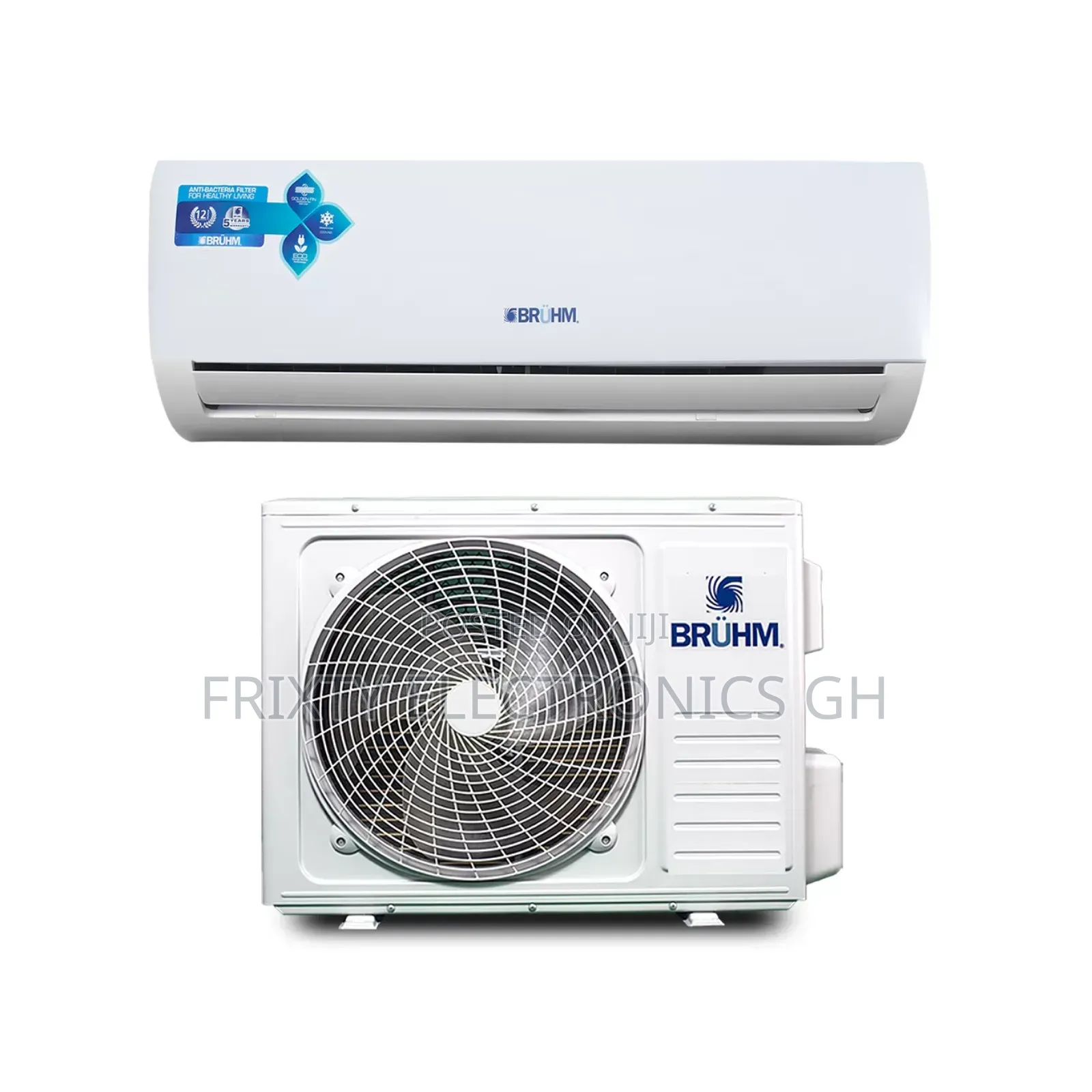 Fast Cooling Bruhm 1.5HP Inverter Split 75%Energy Saving AC in Accra ...