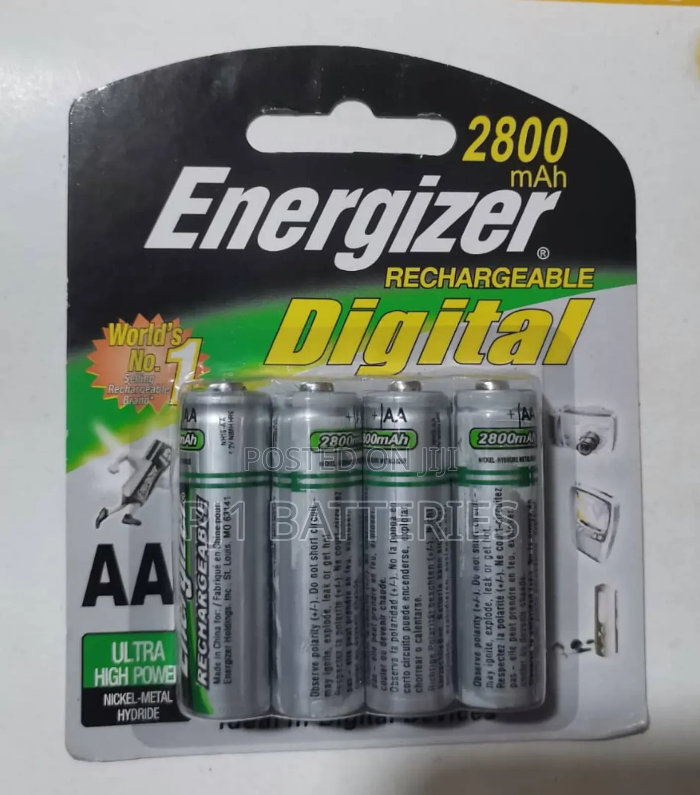 AA Energizer Rechargeable for sale - PJ1 BATTERIES Price: GH₵ 80 on ...