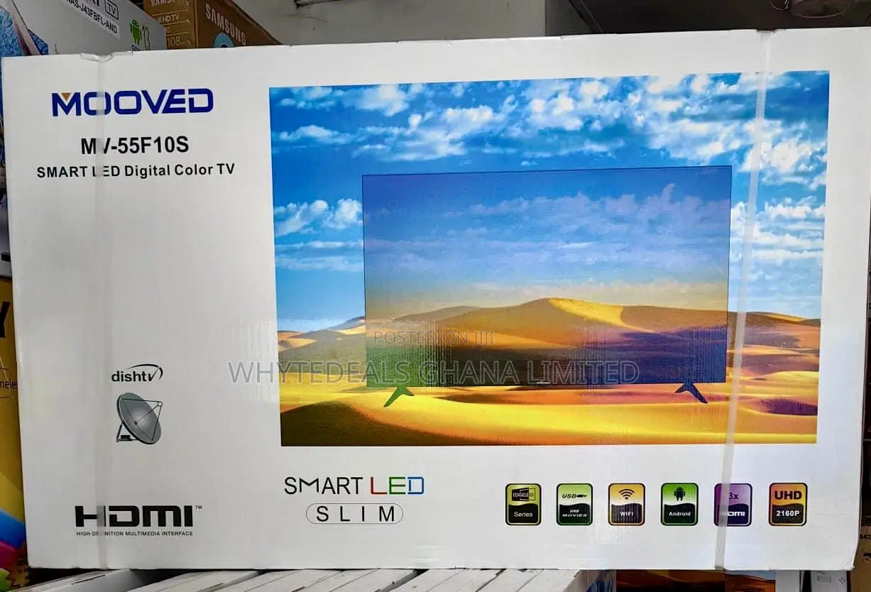 MOOVED 55" UHD Smart Android LED TV| Voice-Control| 2024 in Accra ...