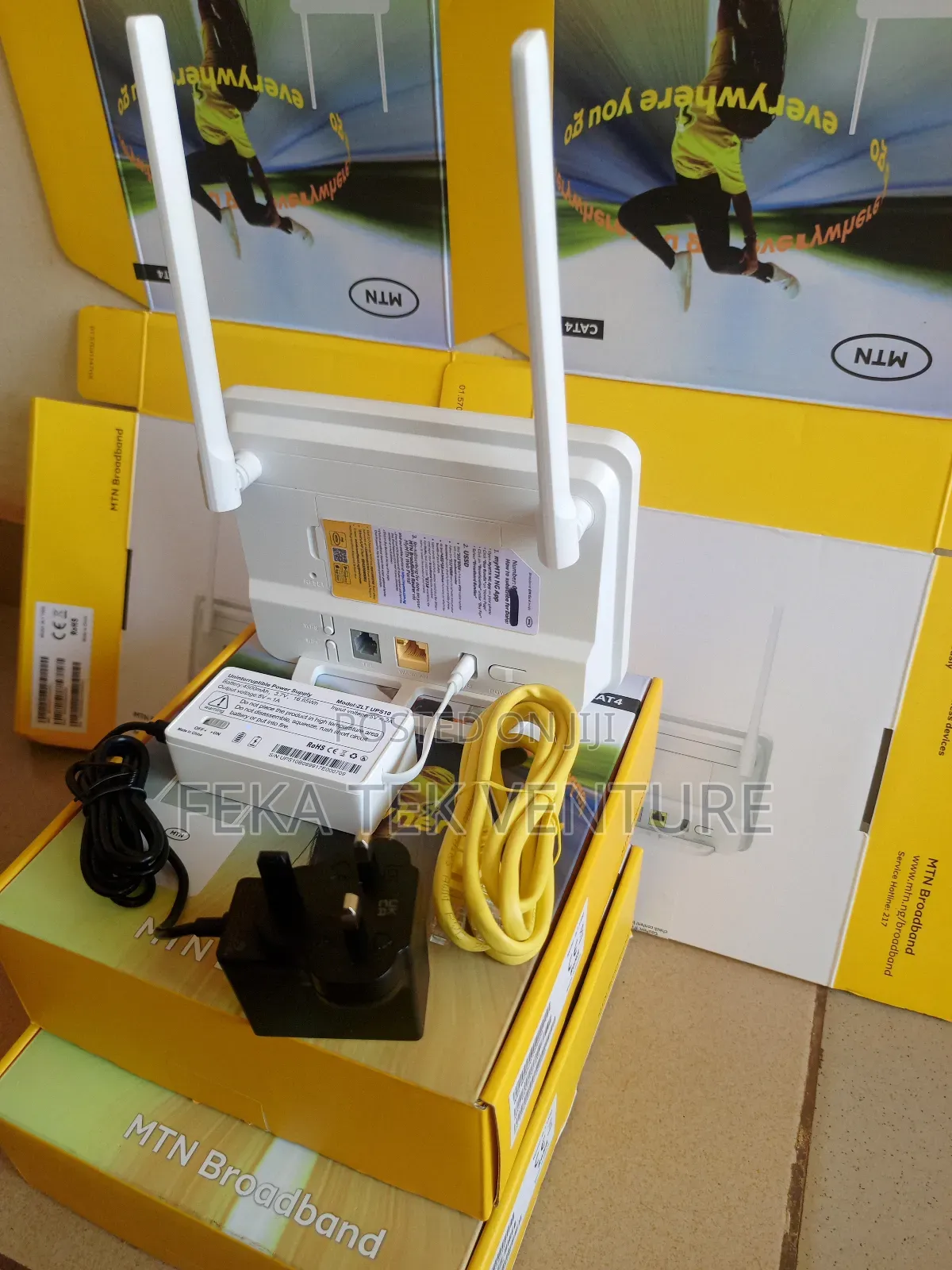 MTN 4g Turbonet Router(Voda,At,Mtn Supported) + Powerbank in Accra ...