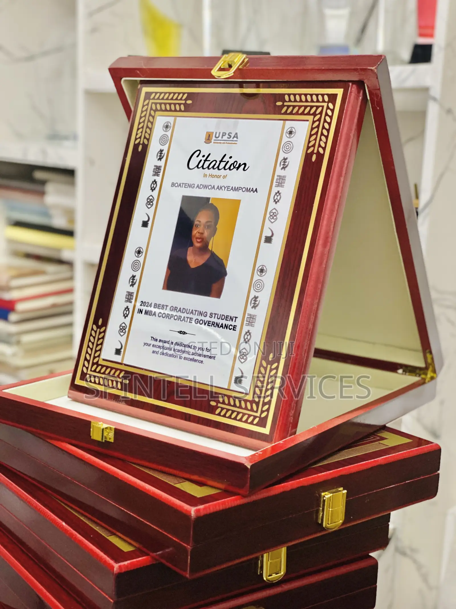 A5 Plus Wooden Award Plaque in Kokomlemle - Arts, Crafts & Awards ...