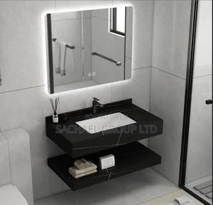 Wall Mount Double Desk Basin With Led Mirror in Accra Metropolitan ...