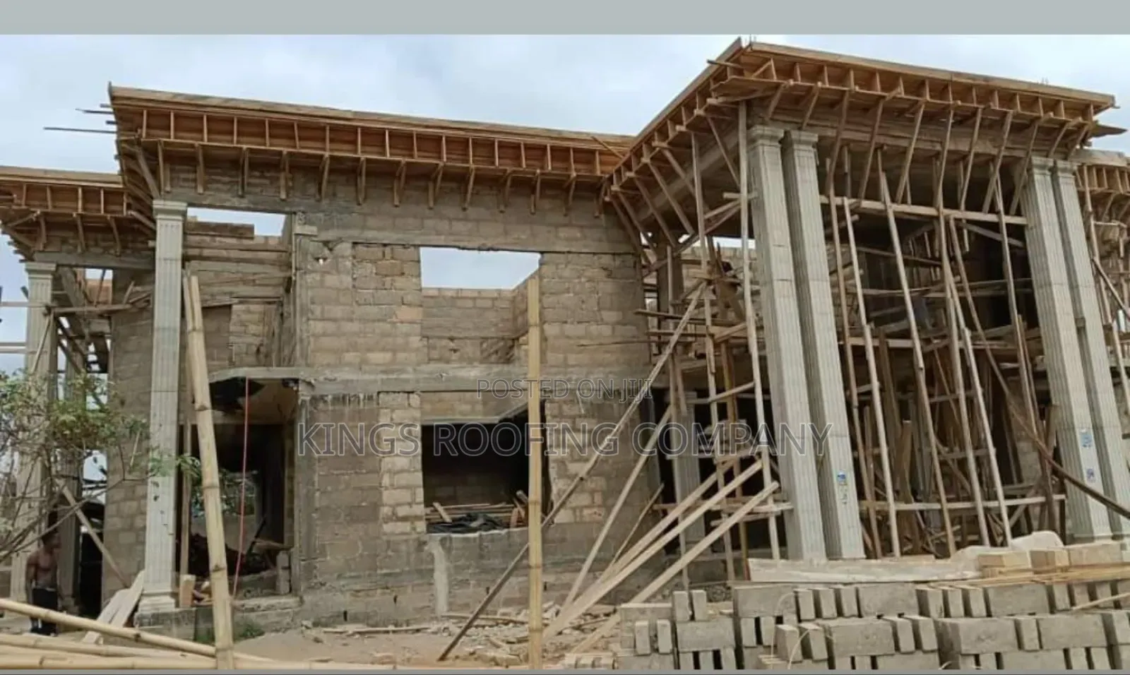 Construction of Concrete Parapet in Tema Metropolitan - Building ...