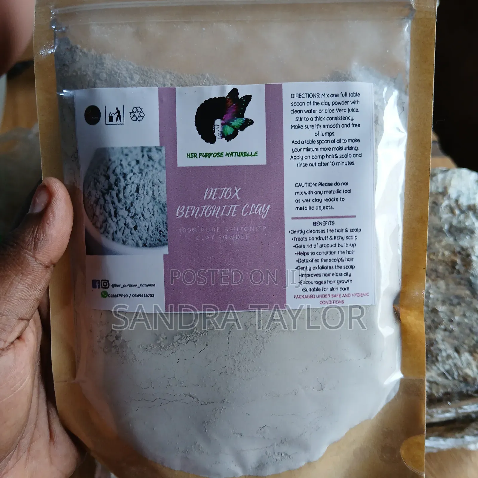 Bentonite Clay Powder- 200g in Accra New Town - Skincare, Her Purpose ...