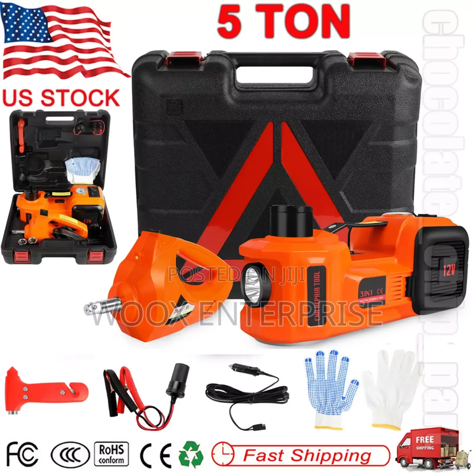 5 in 1 Electric Car Jack Set (5ton) in Accra Metropolitan - Vehicle ...