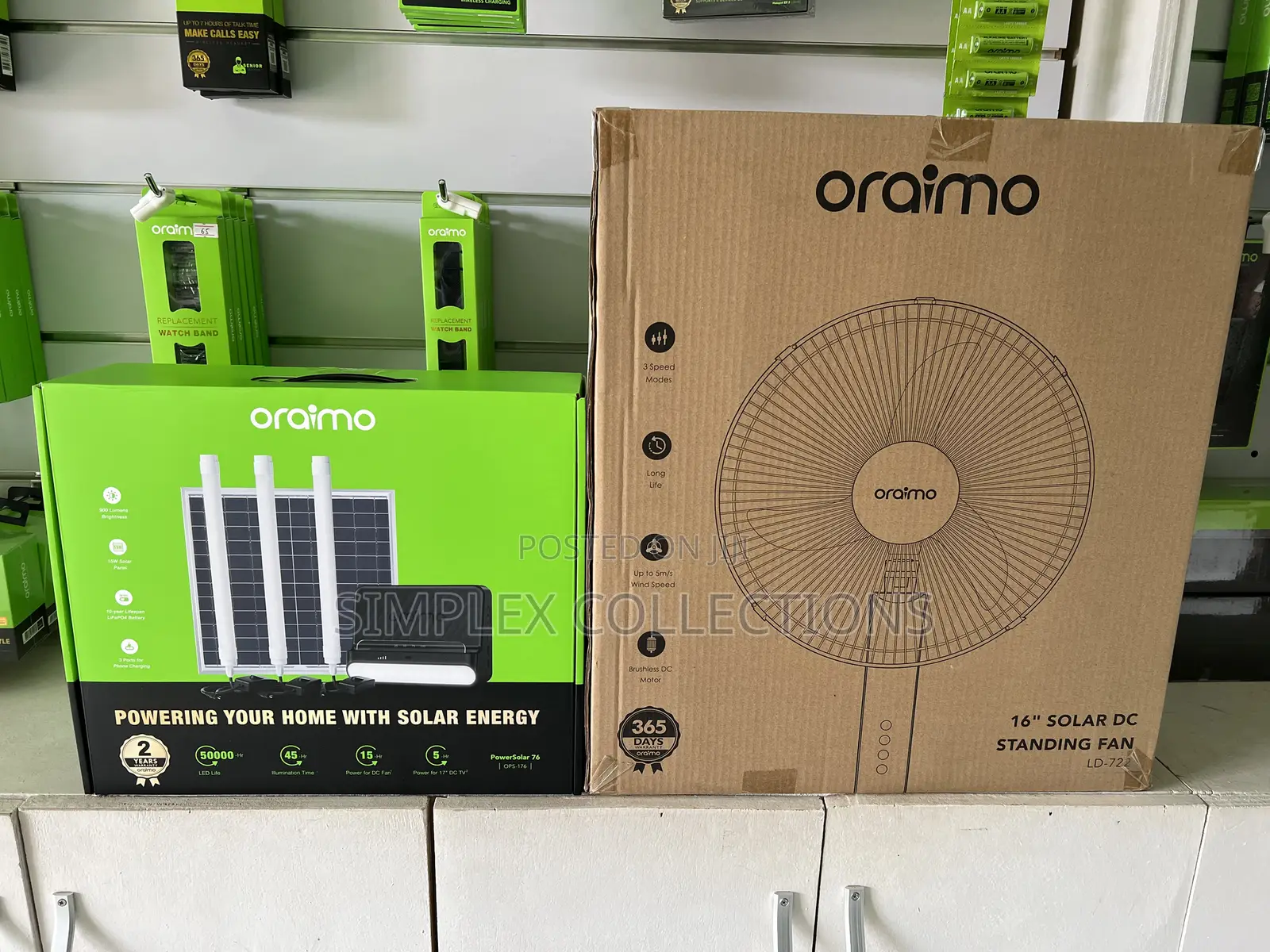 Oraimo Powersolar 76 15W Solar Home Power System With A Fan in Haatso ...