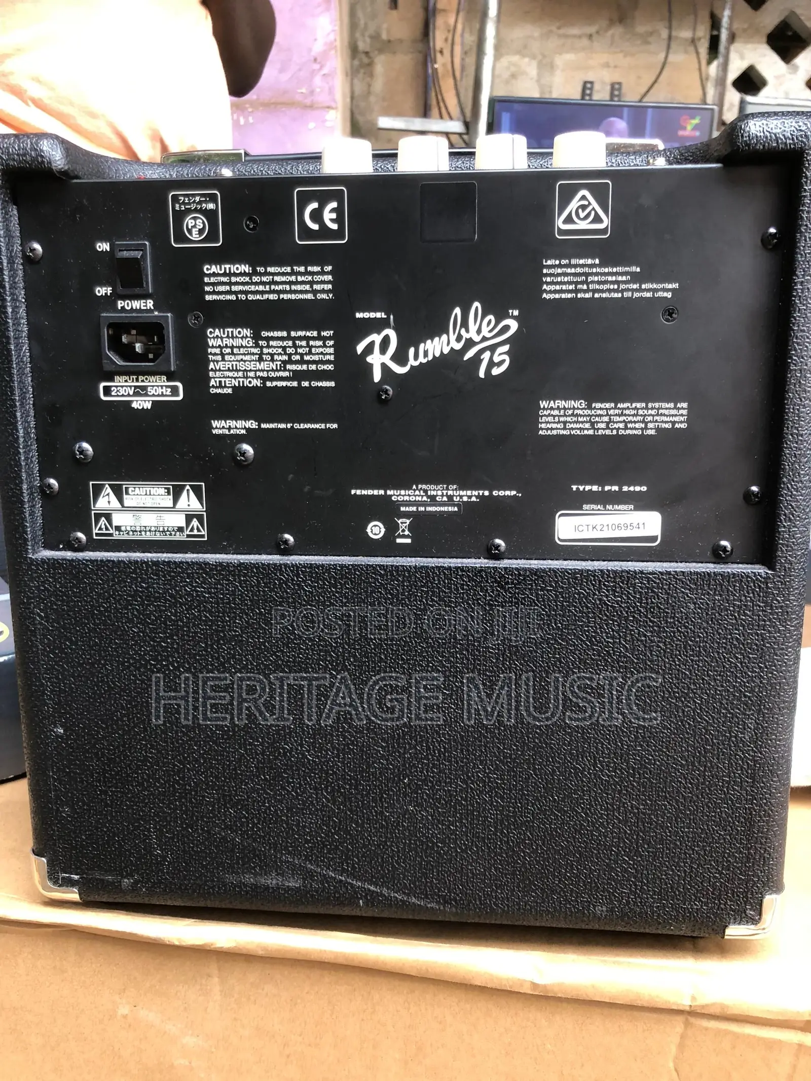 Fender Rumble 15 in Lapaz - Audio & Music Equipment, Dennis Kusi | Jiji ...