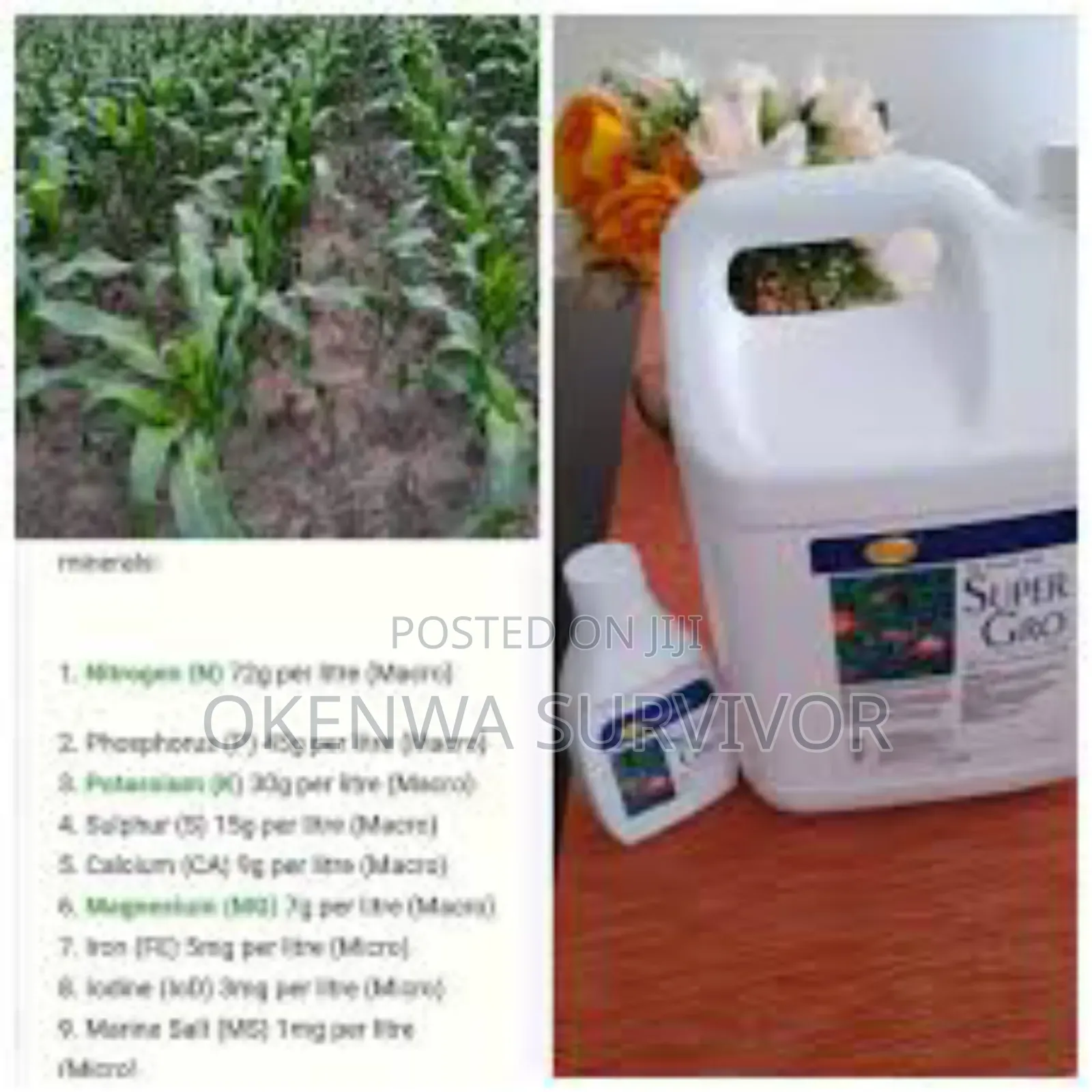 Wonder Drop Super Gro Organic Liquid Fertilizer in Tesano - Farm Animal ...