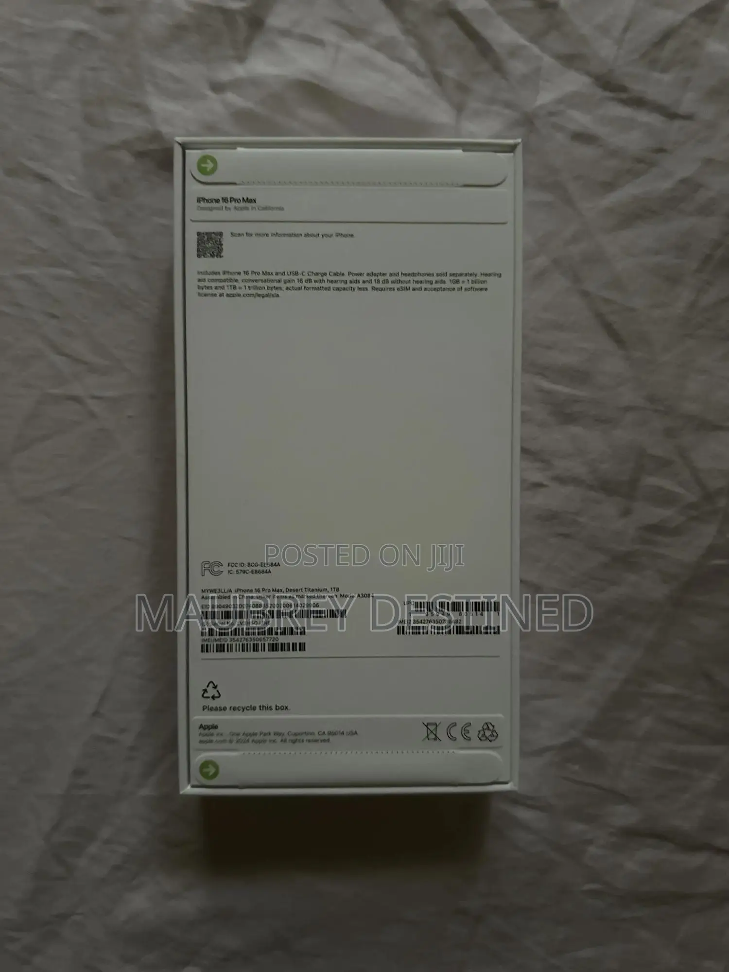 New Apple iPhone 16 Pro Max 1 TB Gold in Accra Metropolitan - Mobile ...