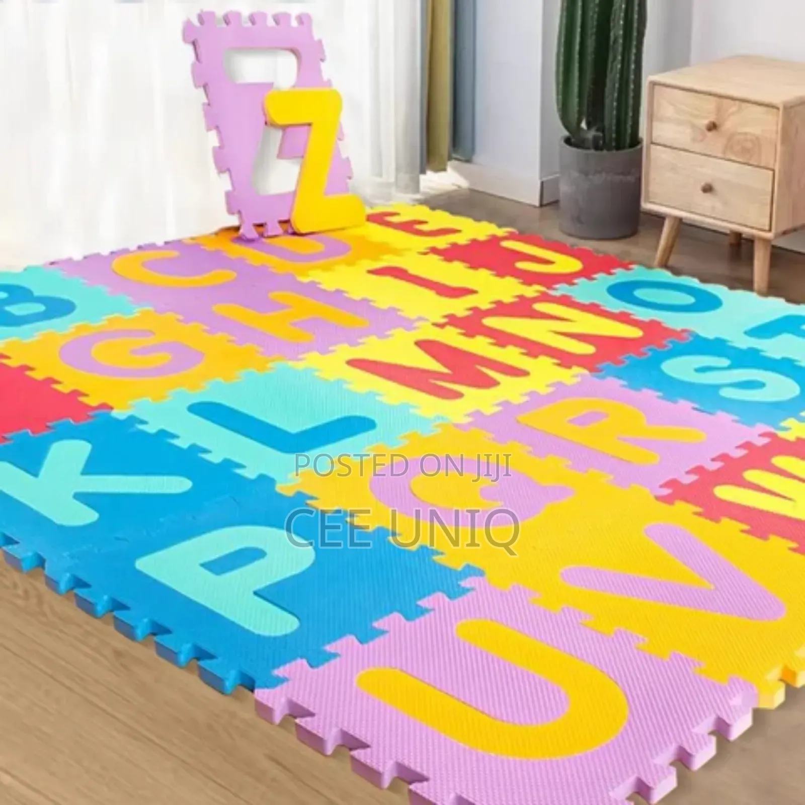 Alphabet Puzzle Interlocking Mat in Burma Camp - Toys, Cynthia Fantevie ...