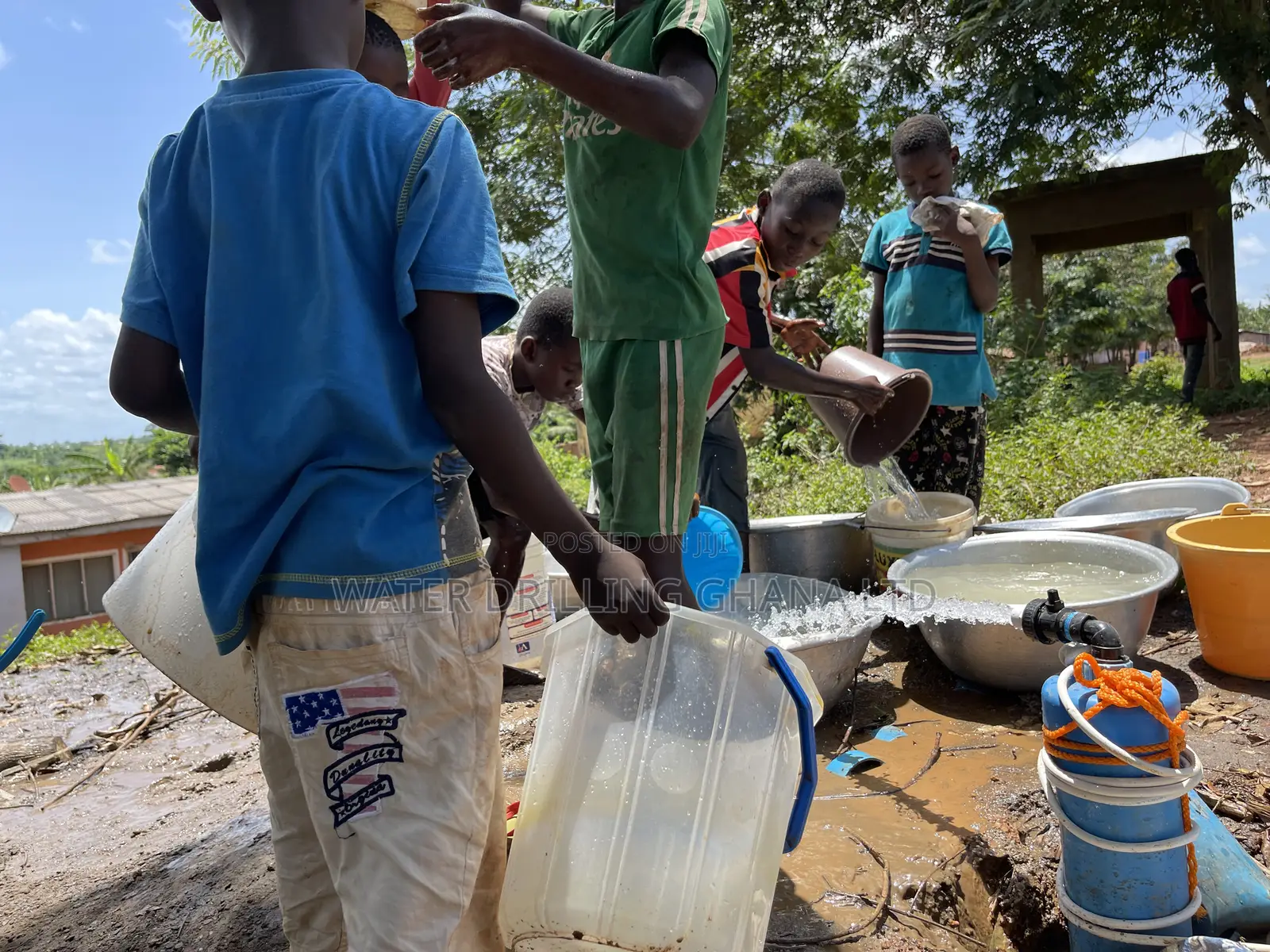 Borehole Drilling With Pre Salty Water Check Ghana in Lartebiokoshie ...
