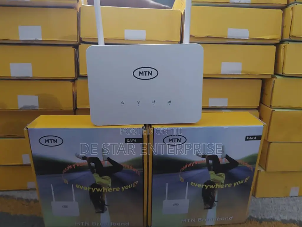 Ultra High Speed Universal MTN 4G Router + Backup Power Bank in Nungua ...