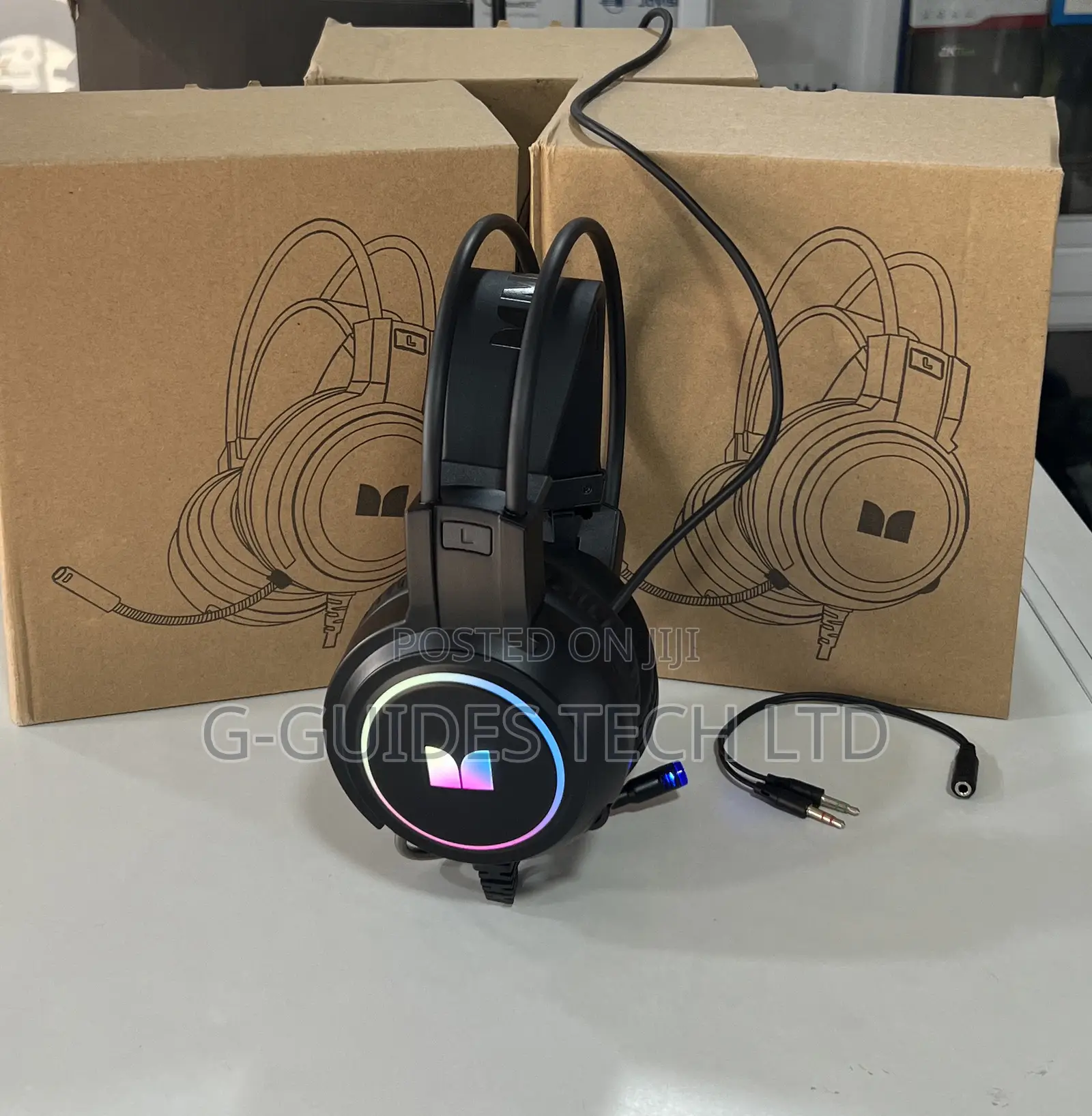 Monster Gaming Headphone With RGB Lights, Monster Headset in Madina ...