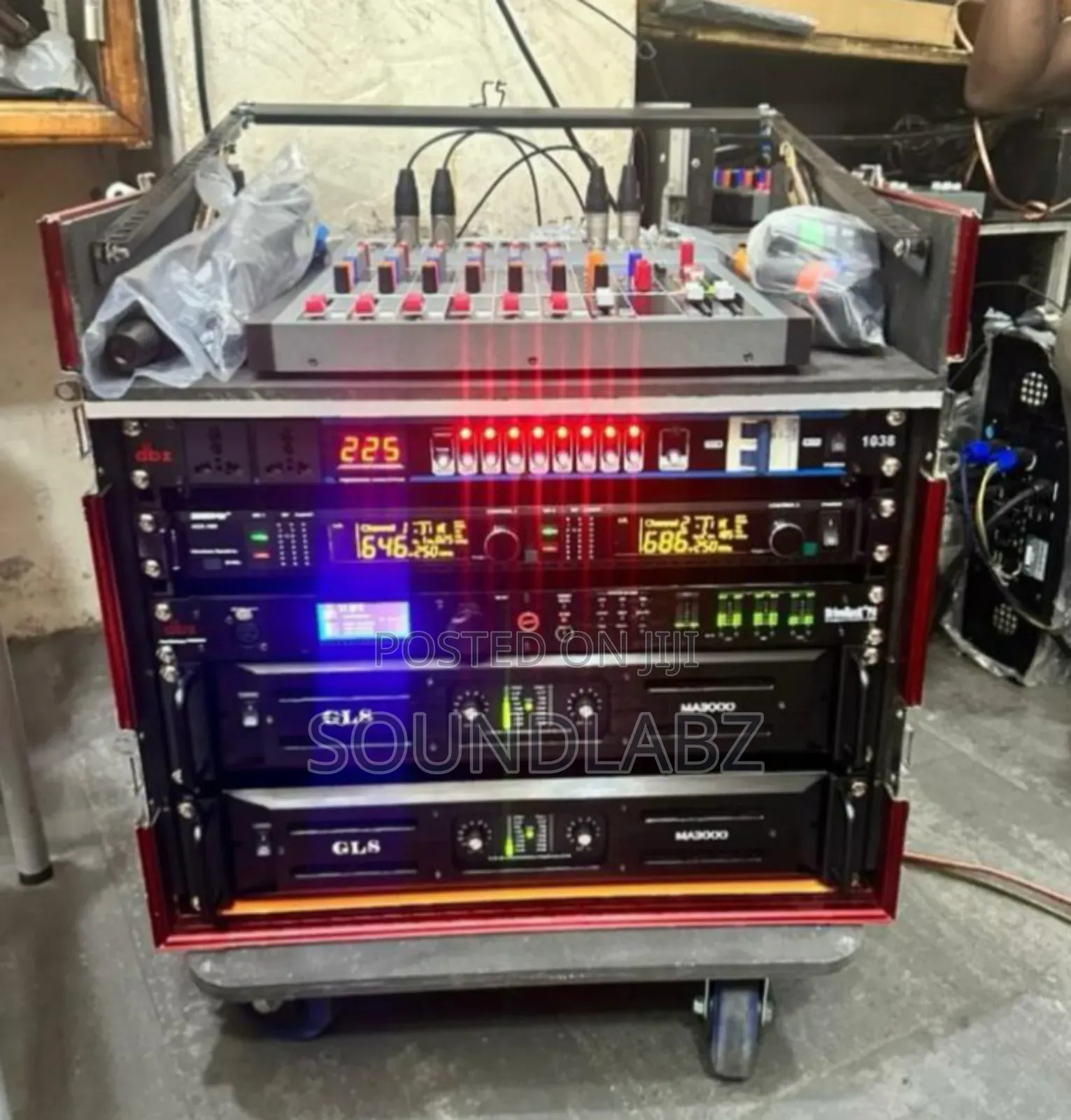 GLS 12inches Line Array Speakers With Double Sub and Rack in Accra ...