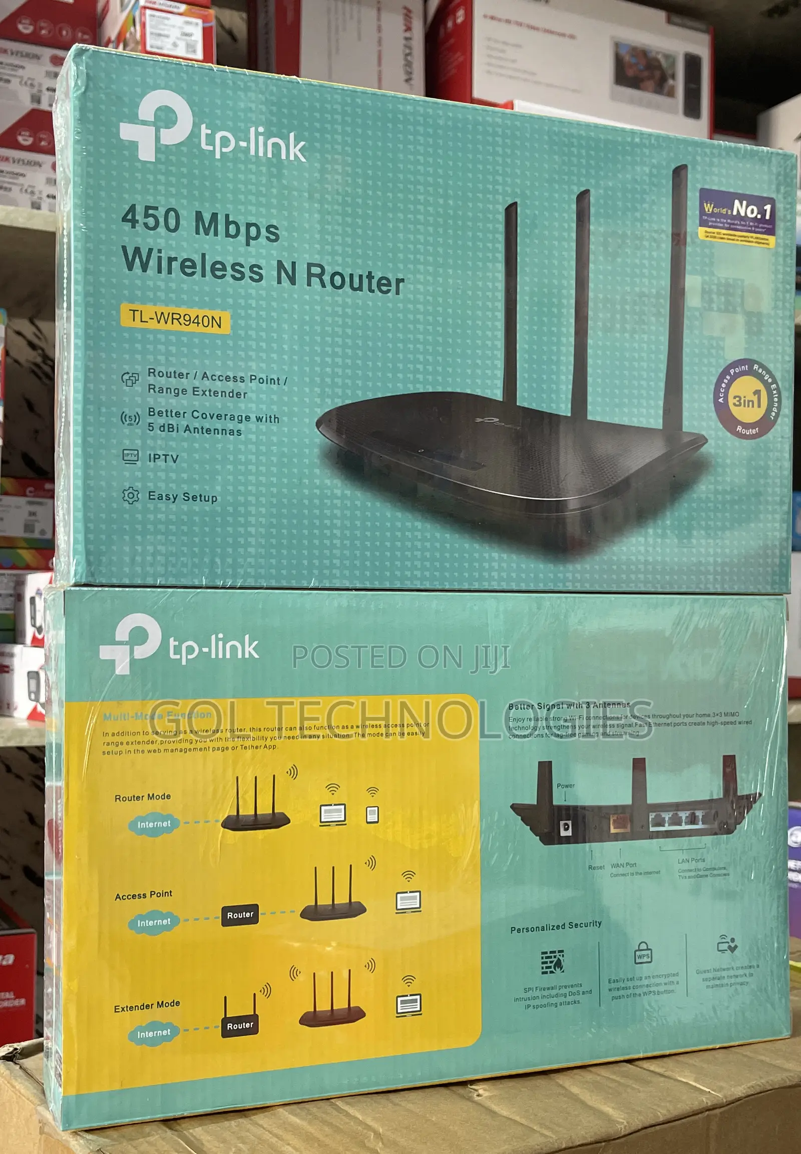 Tp-Link 3in1 Wireless Router 450mbps Router/ Range Extender in Tesano ...