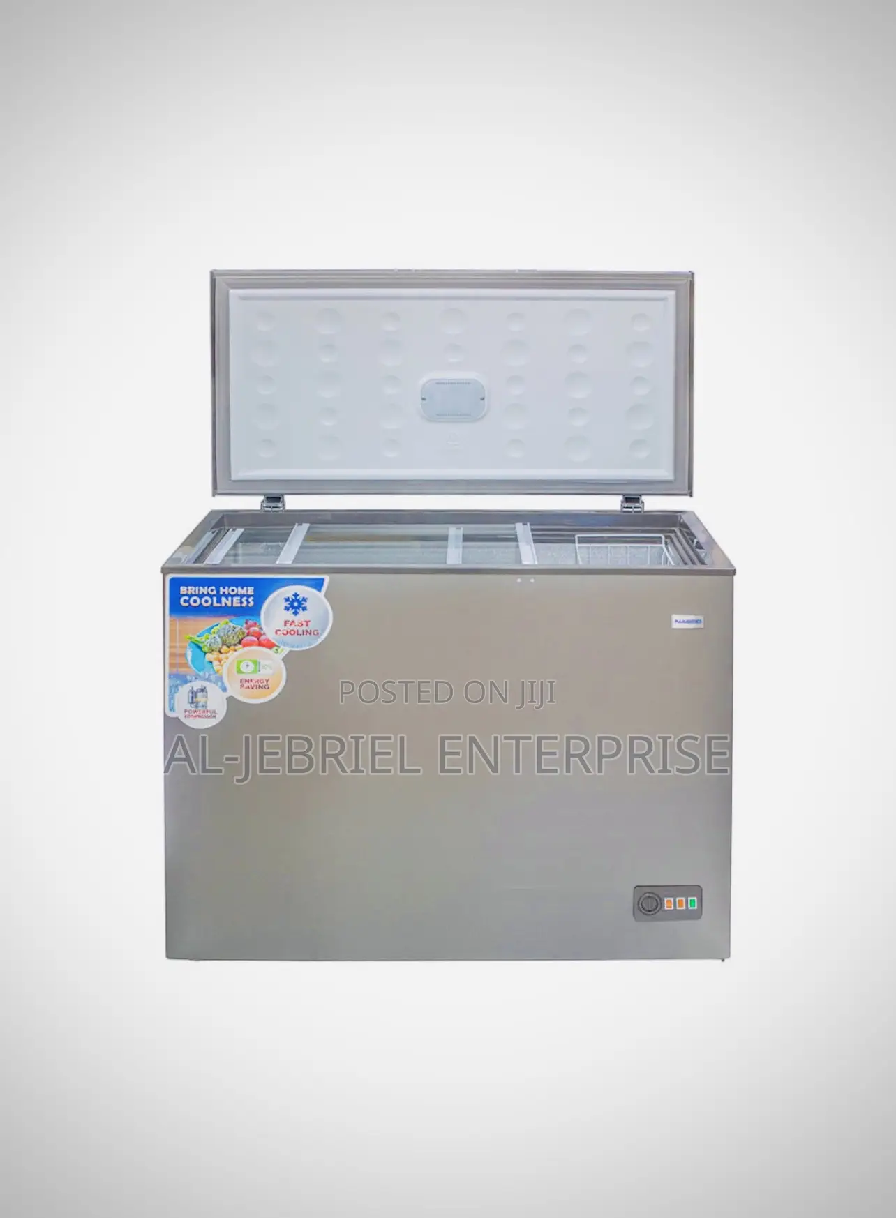 244 Liters Nasco Chest Freezer With Interior Light— Silver in Accra ...