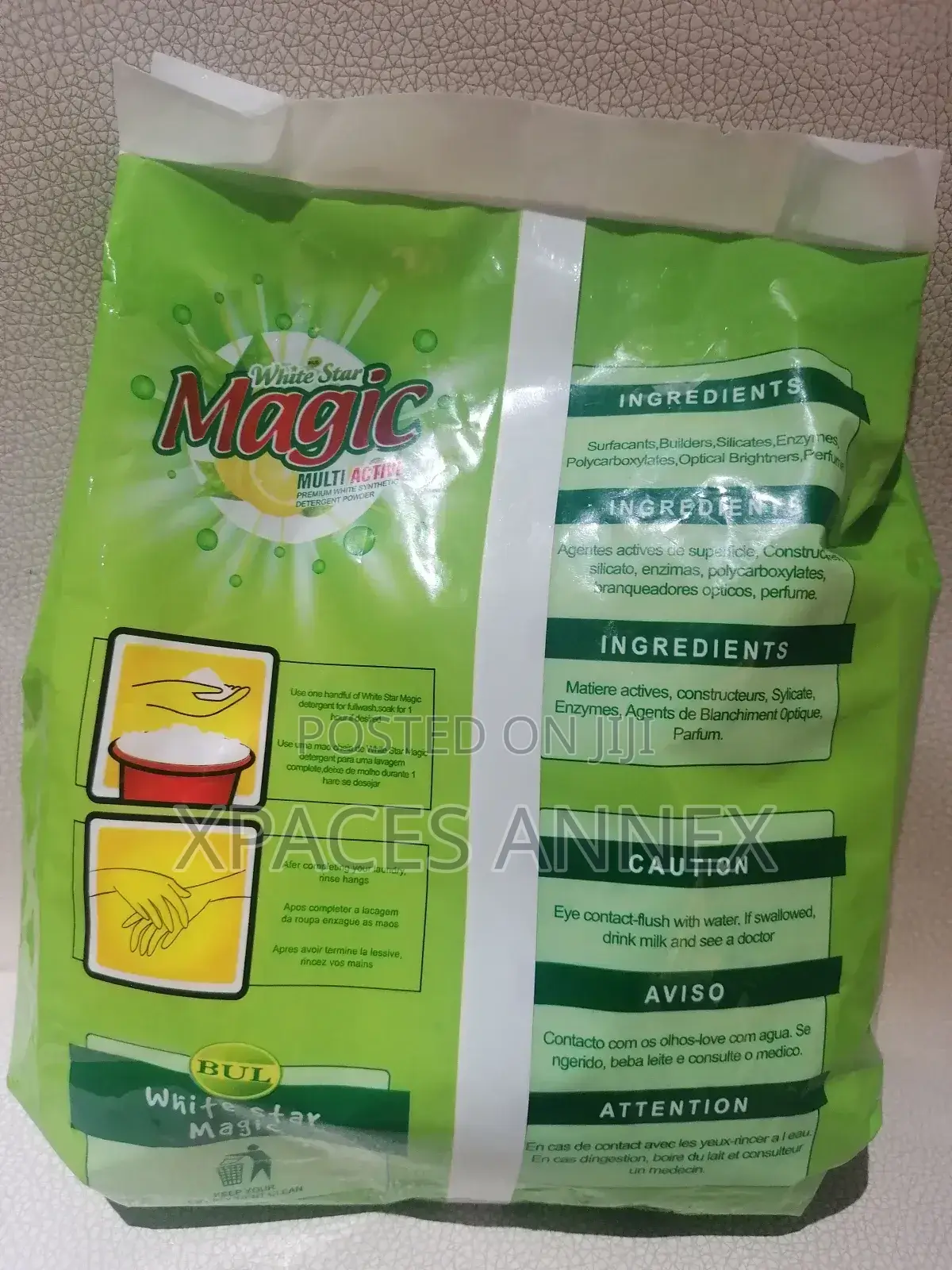 White Star Magic Foaming Detergent Washing Powder 500g in Adenta ...