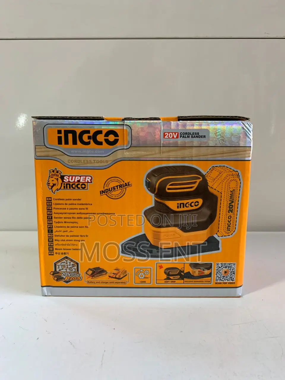 Ingco Cordless Palm Sander 20v - P1c12 - Cpsli2014 in Kokomlemle ...