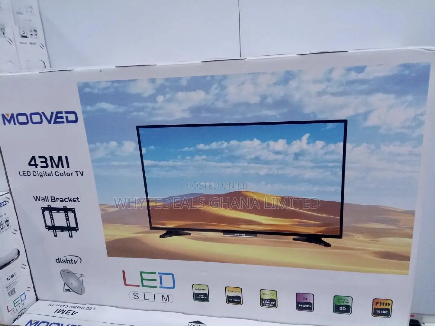 Free Wall Mount| Mooved 43" Satellite FHD Led Tv| Usb| Hdmi in Accra ...