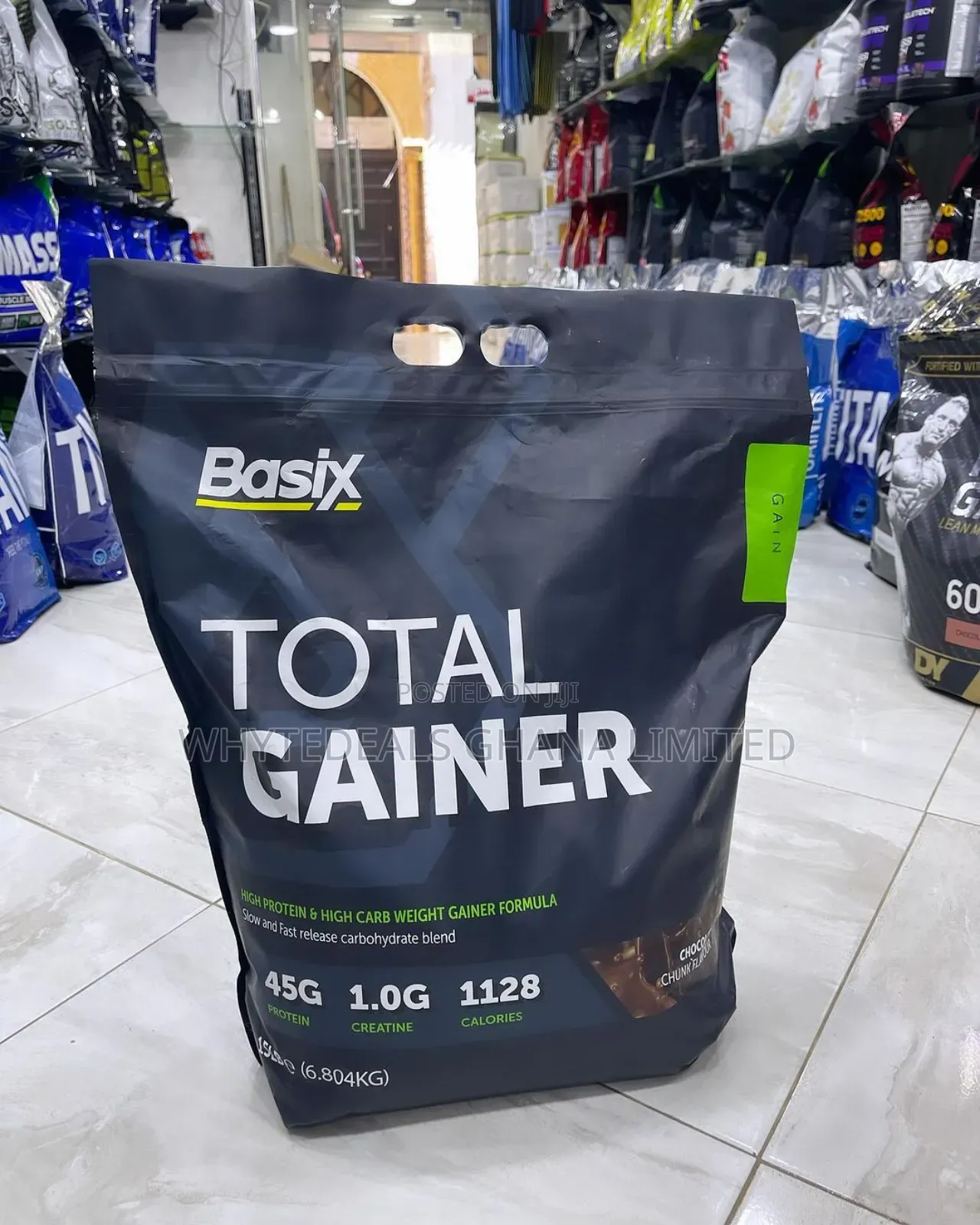 Basix Total Gainer Protein 4 Weight Gain, Glowing Skin +Hair in Accra ...