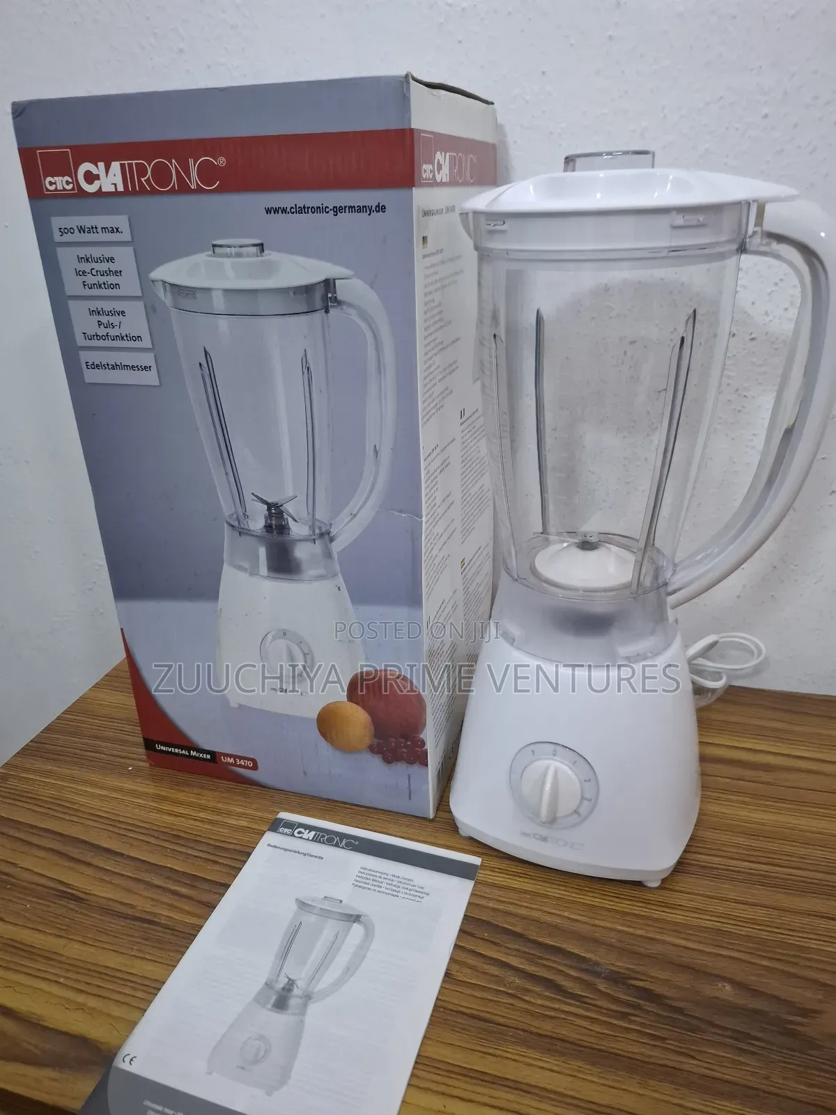 Clatronic Plastic Blender With Ice Crusher From Germany in Madina ...
