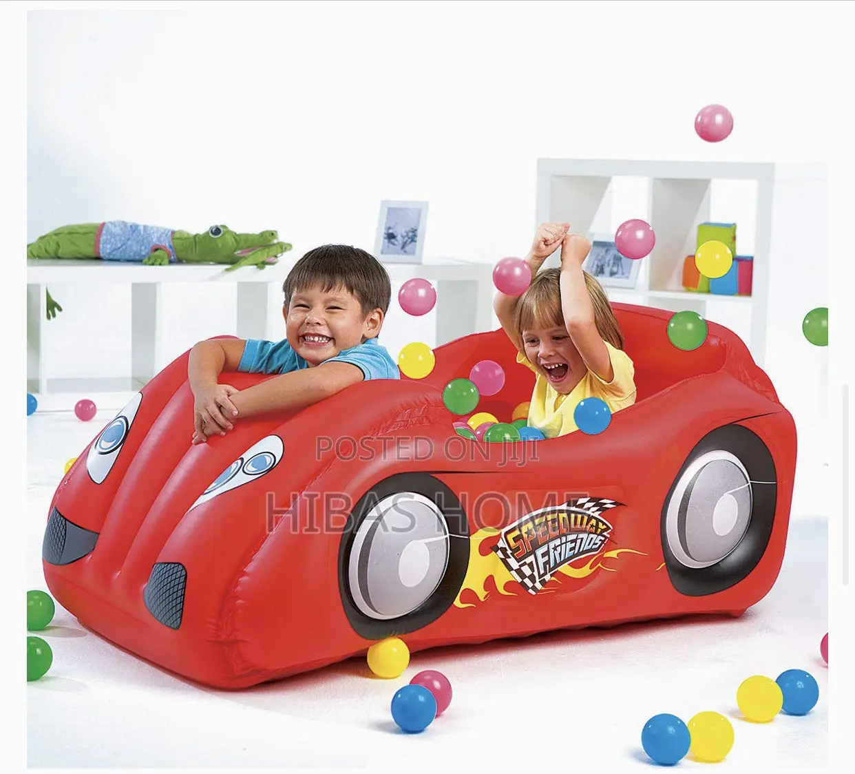 Chad Valley Race Car Ball Pit Swimming Pool (No Balls Added) in Dome ...
