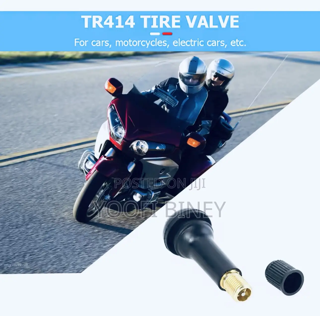 Tr414 Rubber Tire Valve Stem – Bulk Pack, Universal Fit--15% Off in ...