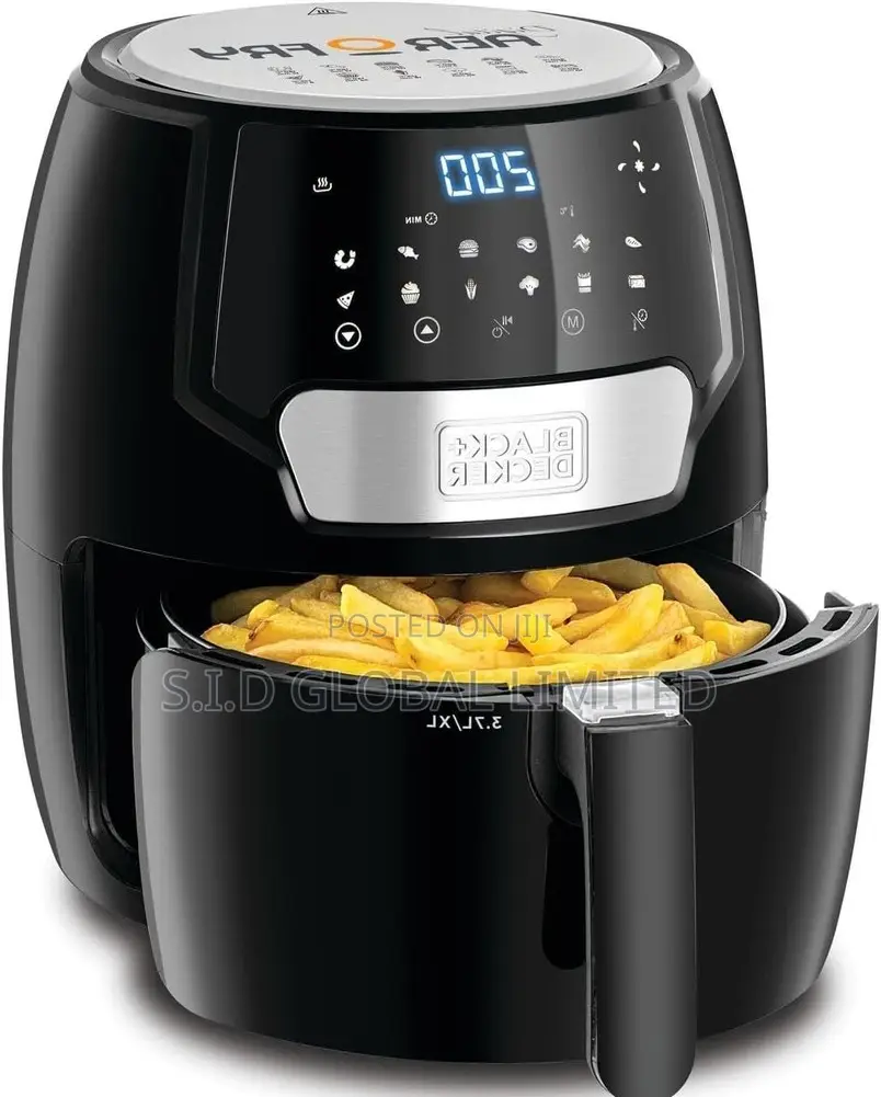 Smokeless Cooking With Black Decker 4L Air Fryer-Af4037-B5 in Accra New ...