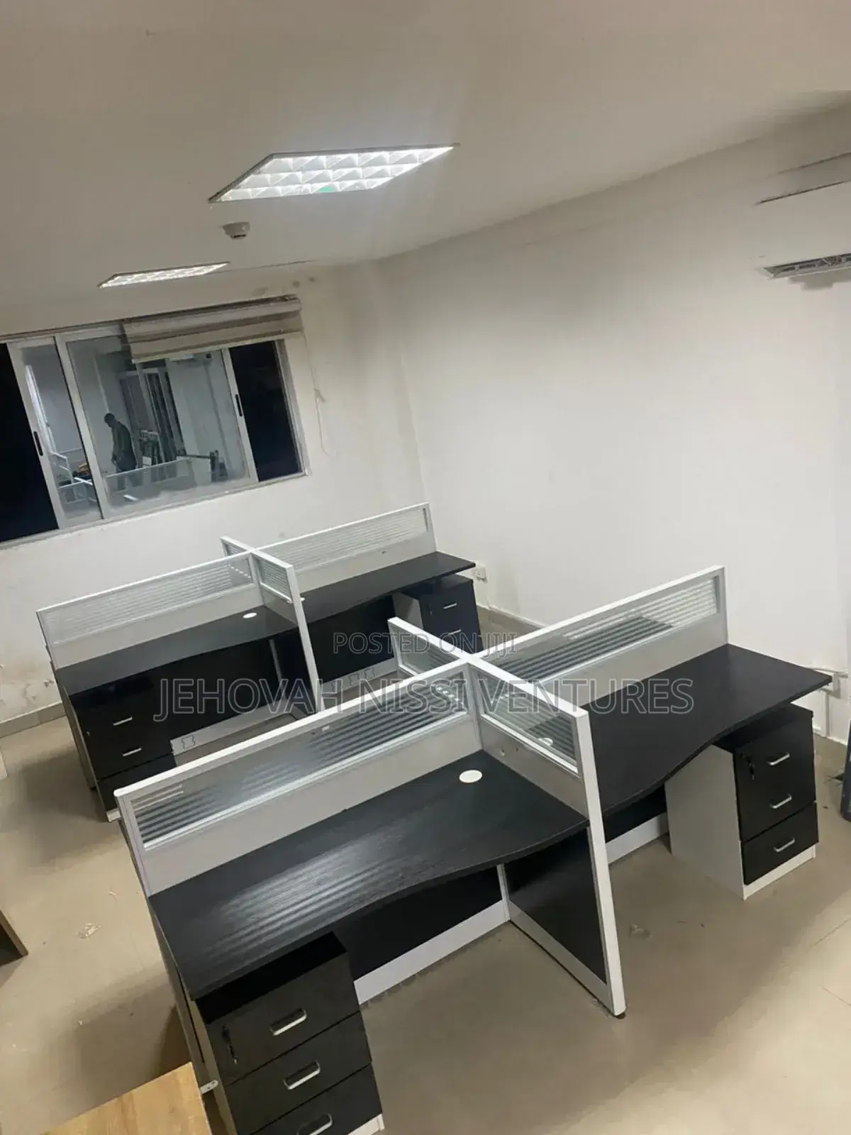 4in1 Office Workstation in Kaneshie - Furniture, Jehovah Nissi Ventures | Jiji.com.gh