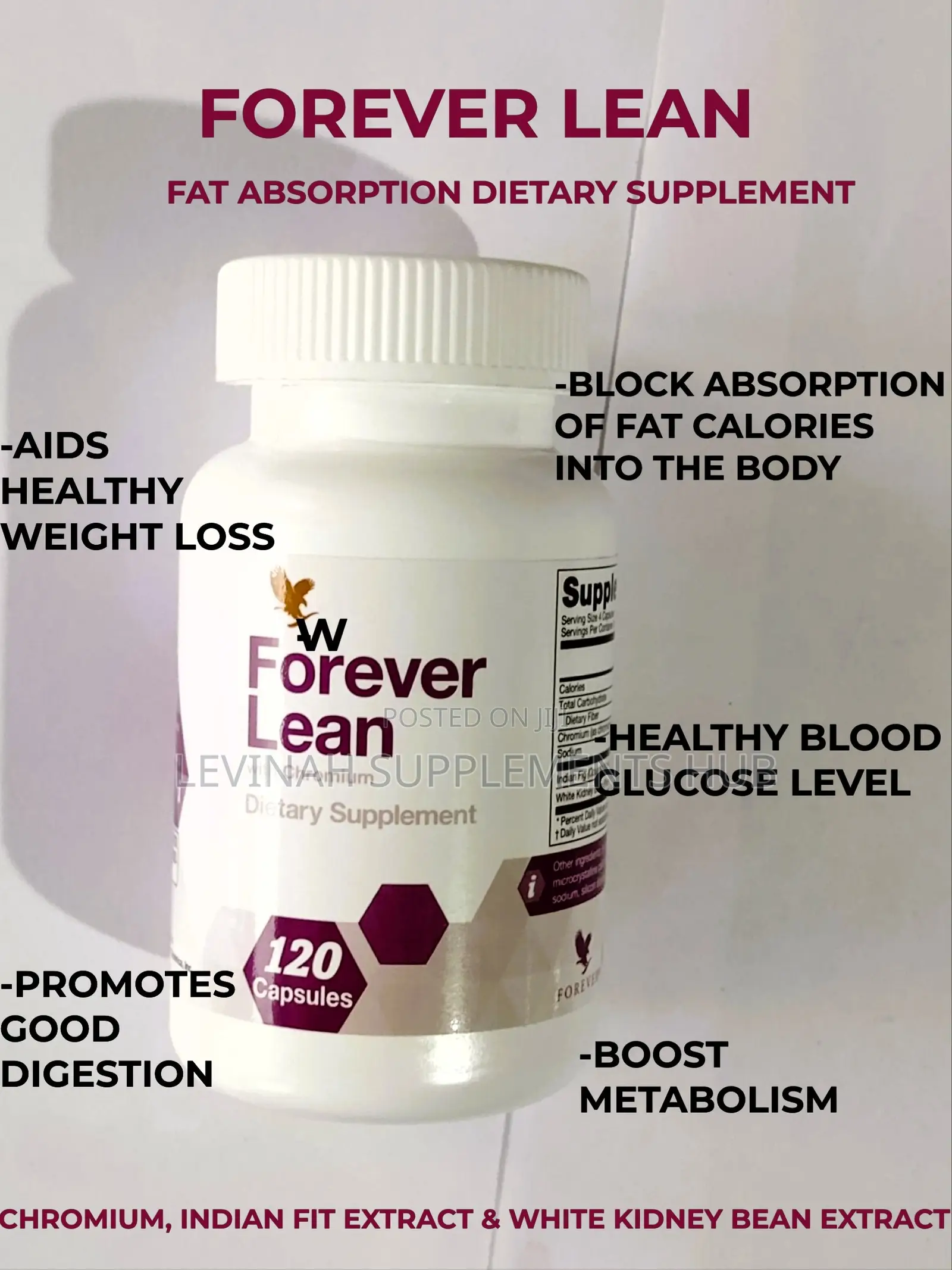 Forever Lean, Fat /Calories Absorption Supplement in Lapaz - Vitamins ...