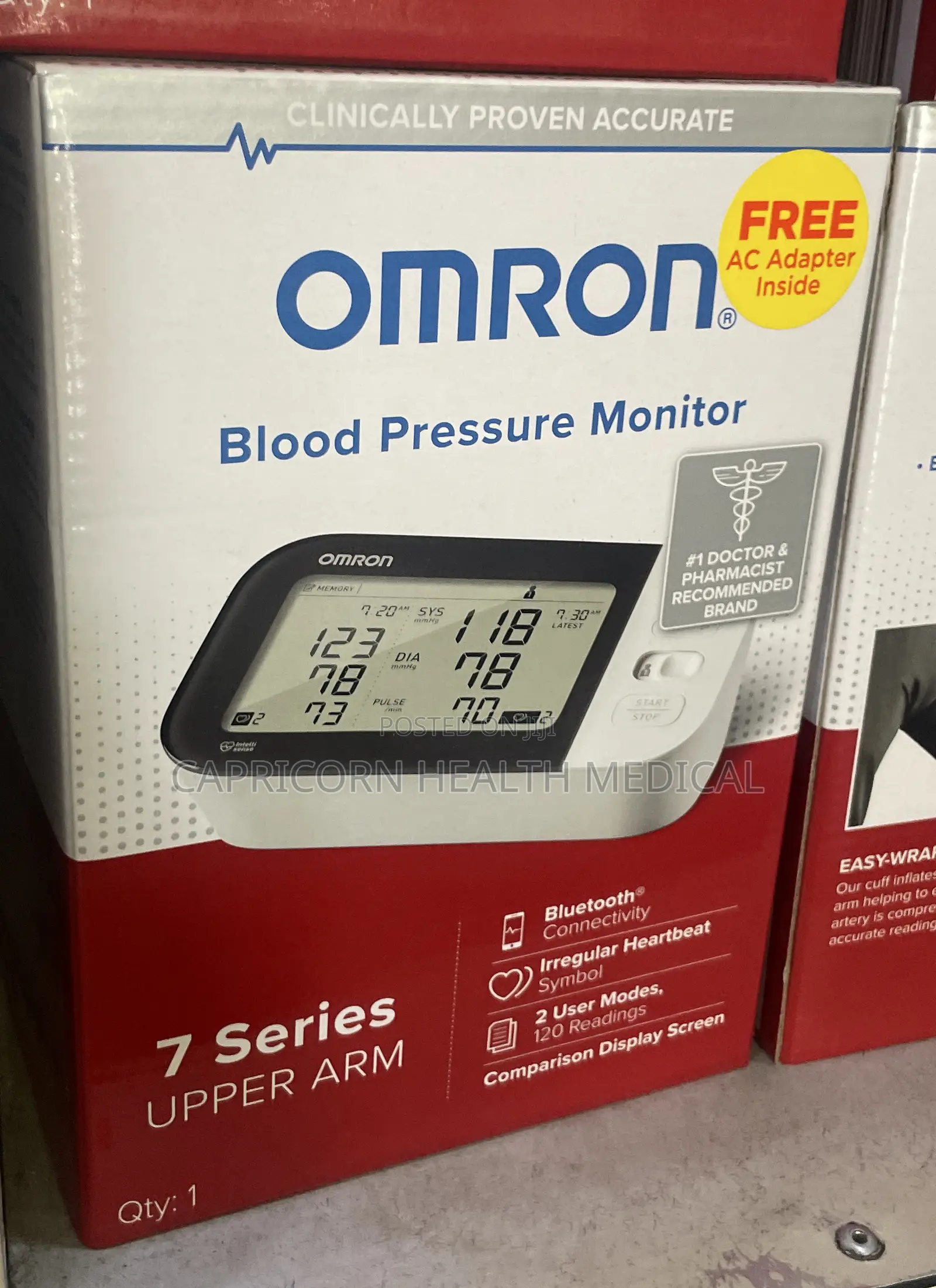 Omron M7 Bp Machine + Adapter in Accra Metropolitan - Medical Equipment ...