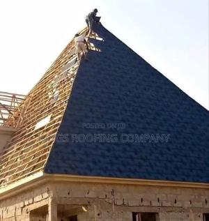 Strong Wood Structure for Euro-Tiles Roofing in Tema Metropolitan ...