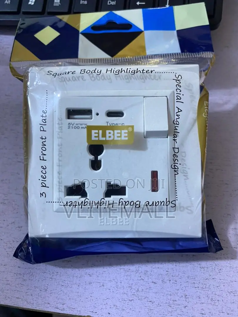ELBEE Single Socket With USB TYPE C and Light in Accra New Town ...