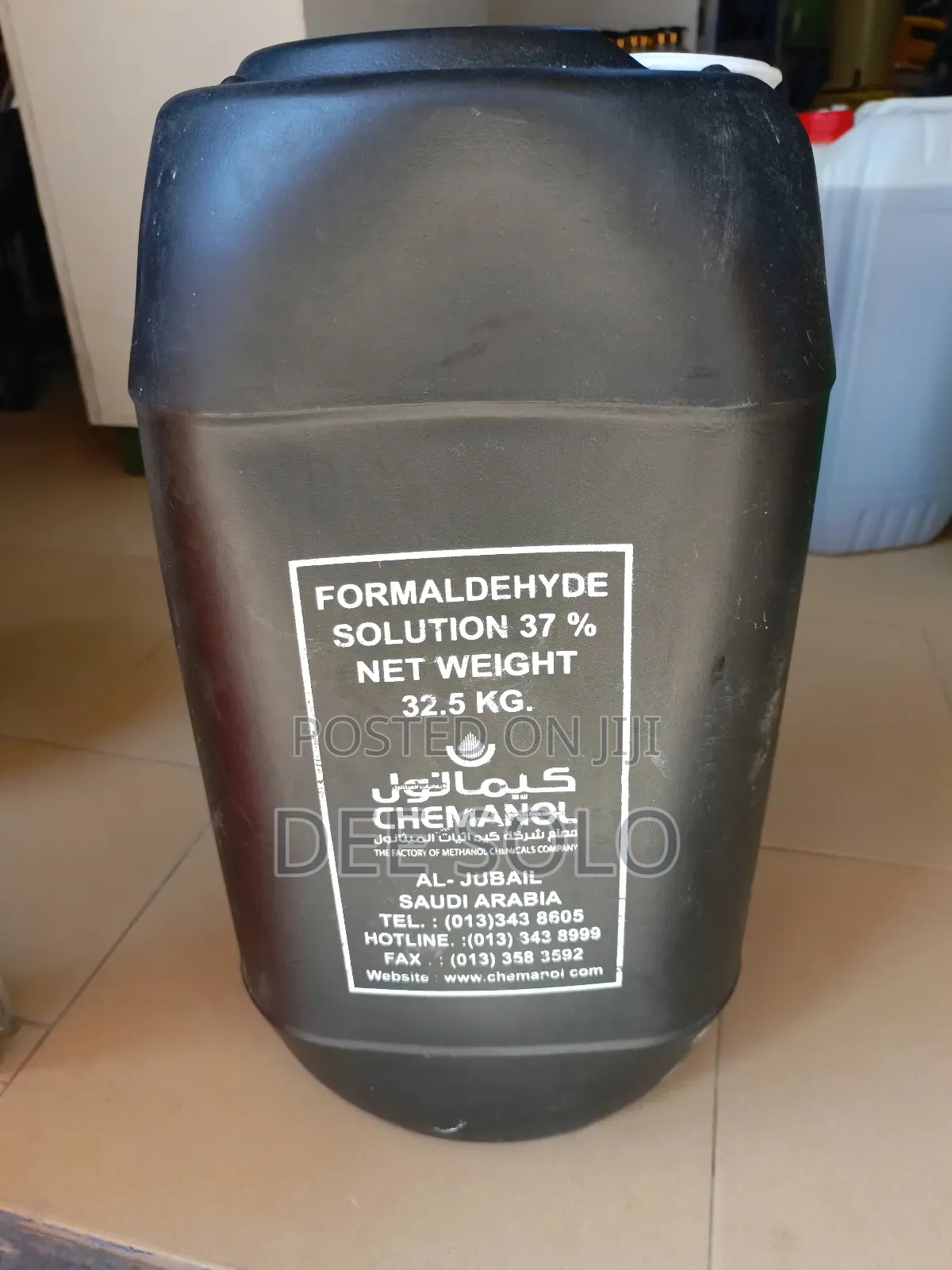 Formaldehyde Formalyne Formaldyne in Tema Metropolitan - Manufacturing ...