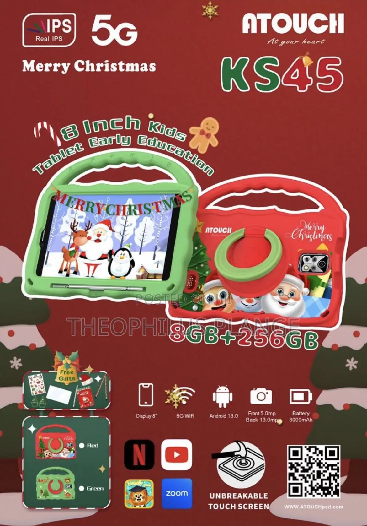 New Atouch KD54 256 GB in Accra Metropolitan - Tablets, Theophilus Plange | Jiji.com.gh