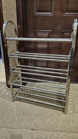 Pre Assembled 5 Layer Silver/Chrome Shoe Rack in Kokomlemle - Furniture ...