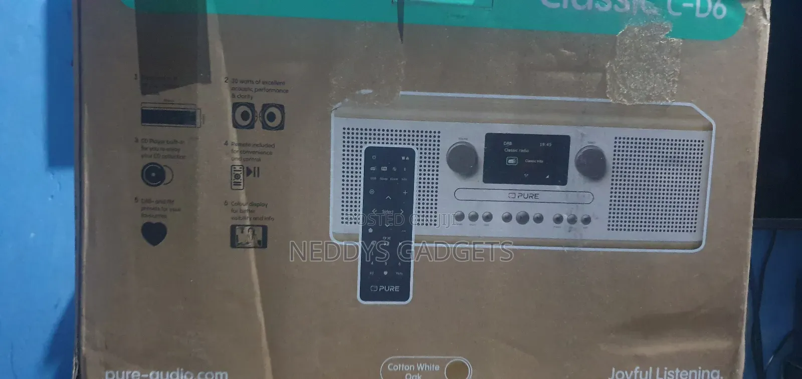 Pure Classic C D6 , CD/Bluetooth/FM DAB in Accra Metropolitan - Audio ...